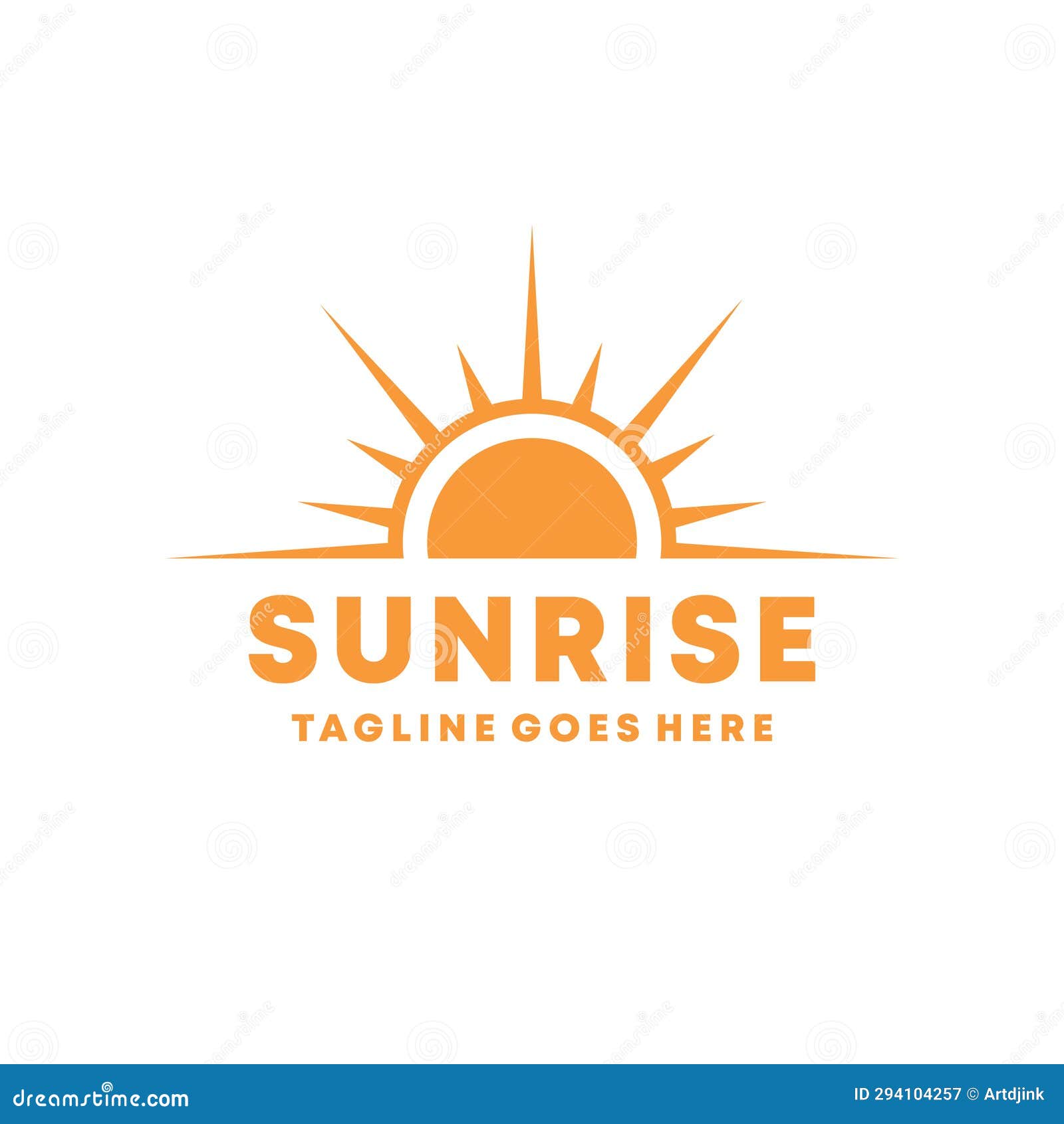 Sunrise Logo Design Vector Graphic Stock Vector - Illustration of ...