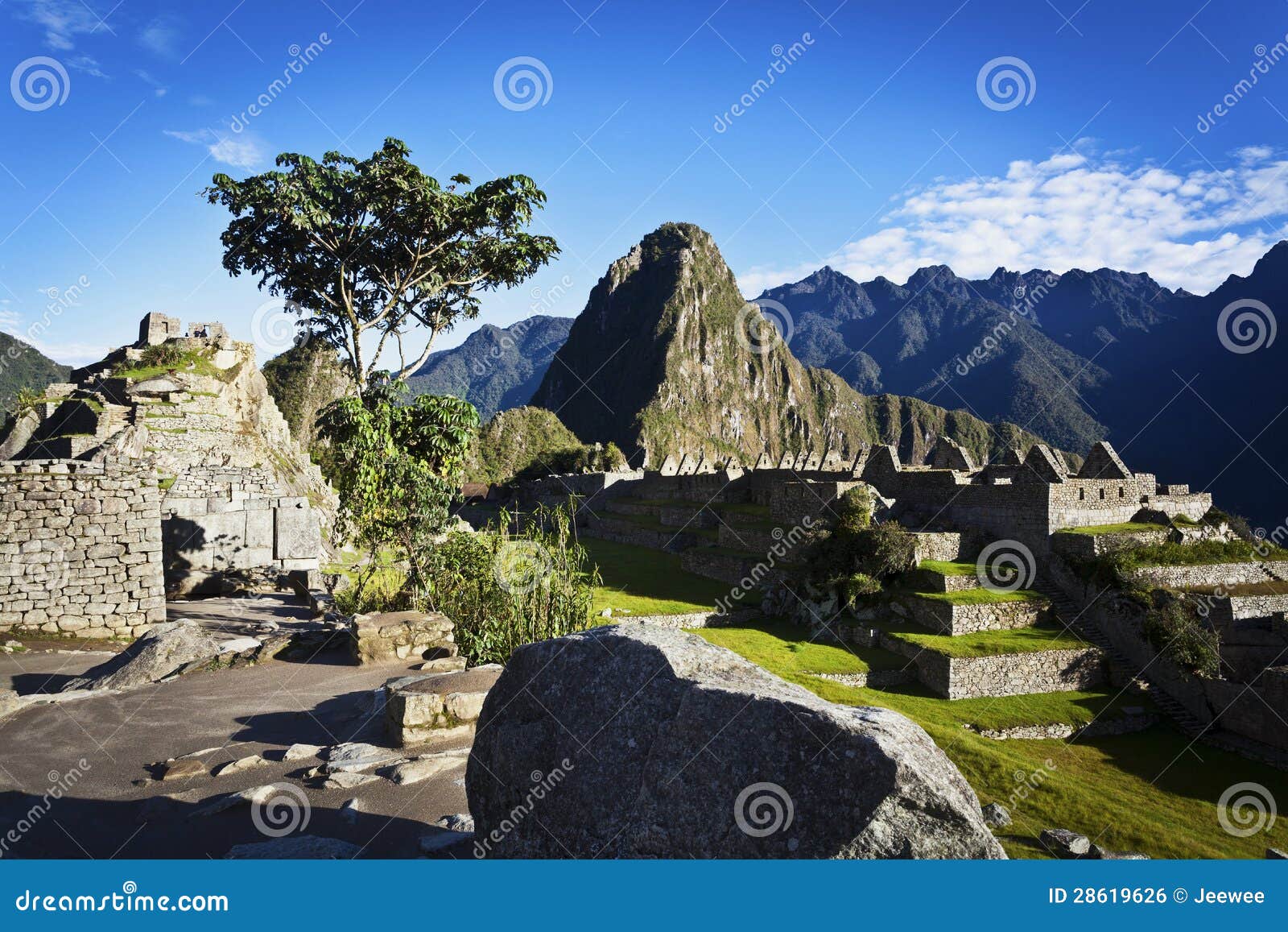 Sunrise at Machu Picchu - Peru Stock Photo - Image of monument, america ...