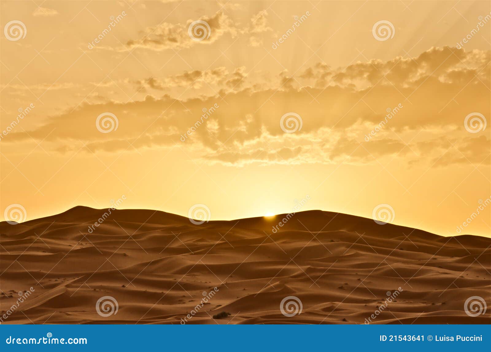 Sunrise in Merzouga, Morocco Stock Image - Image of desert, merzouga ...