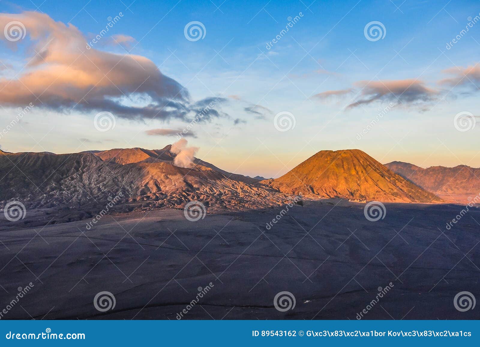 Sunrise in Mount Bromo, Indonesia Stock Photo - Image of tropical ...