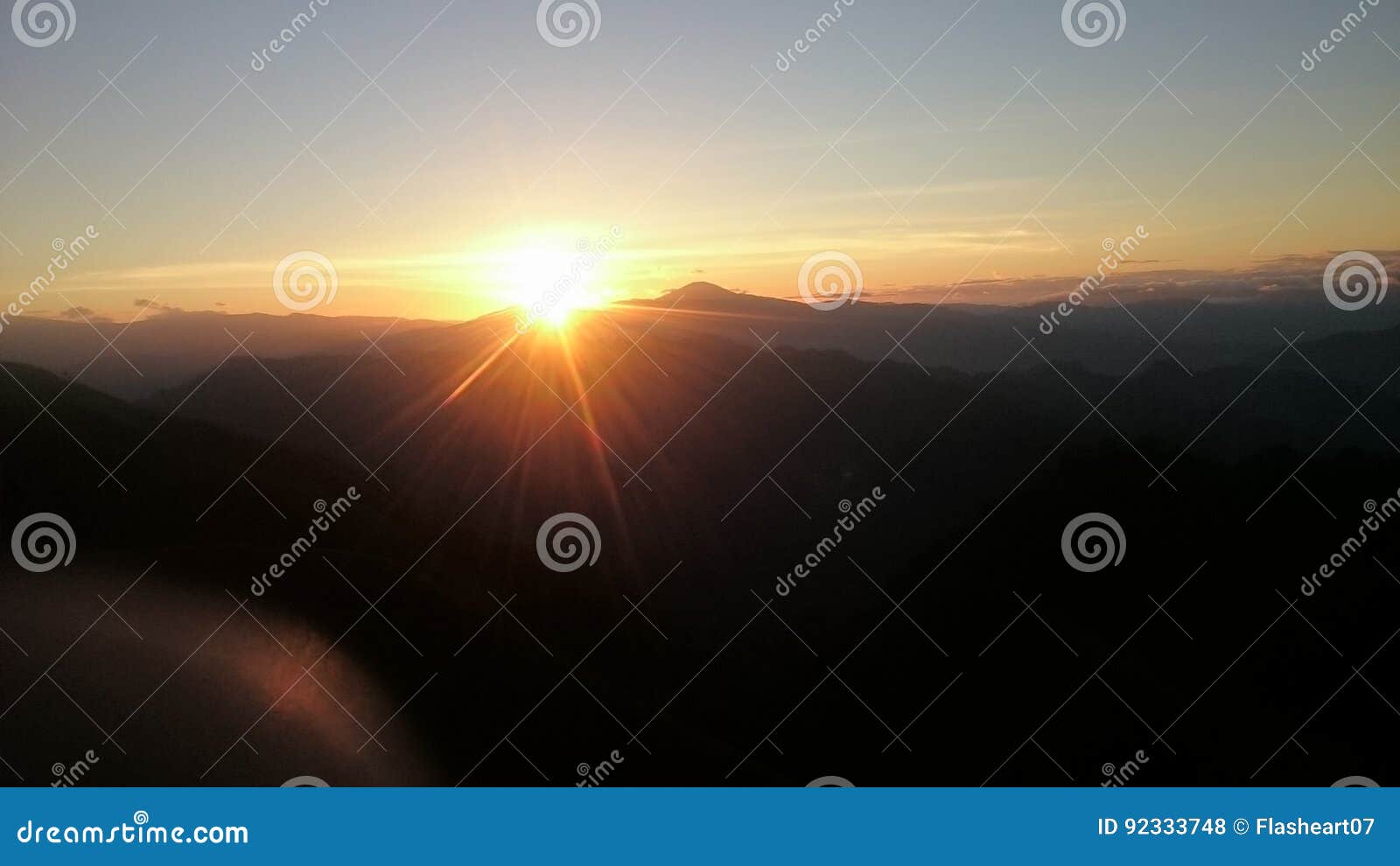 Sunrise stock photo. Image of mountain, sunrise, nature - 92333748