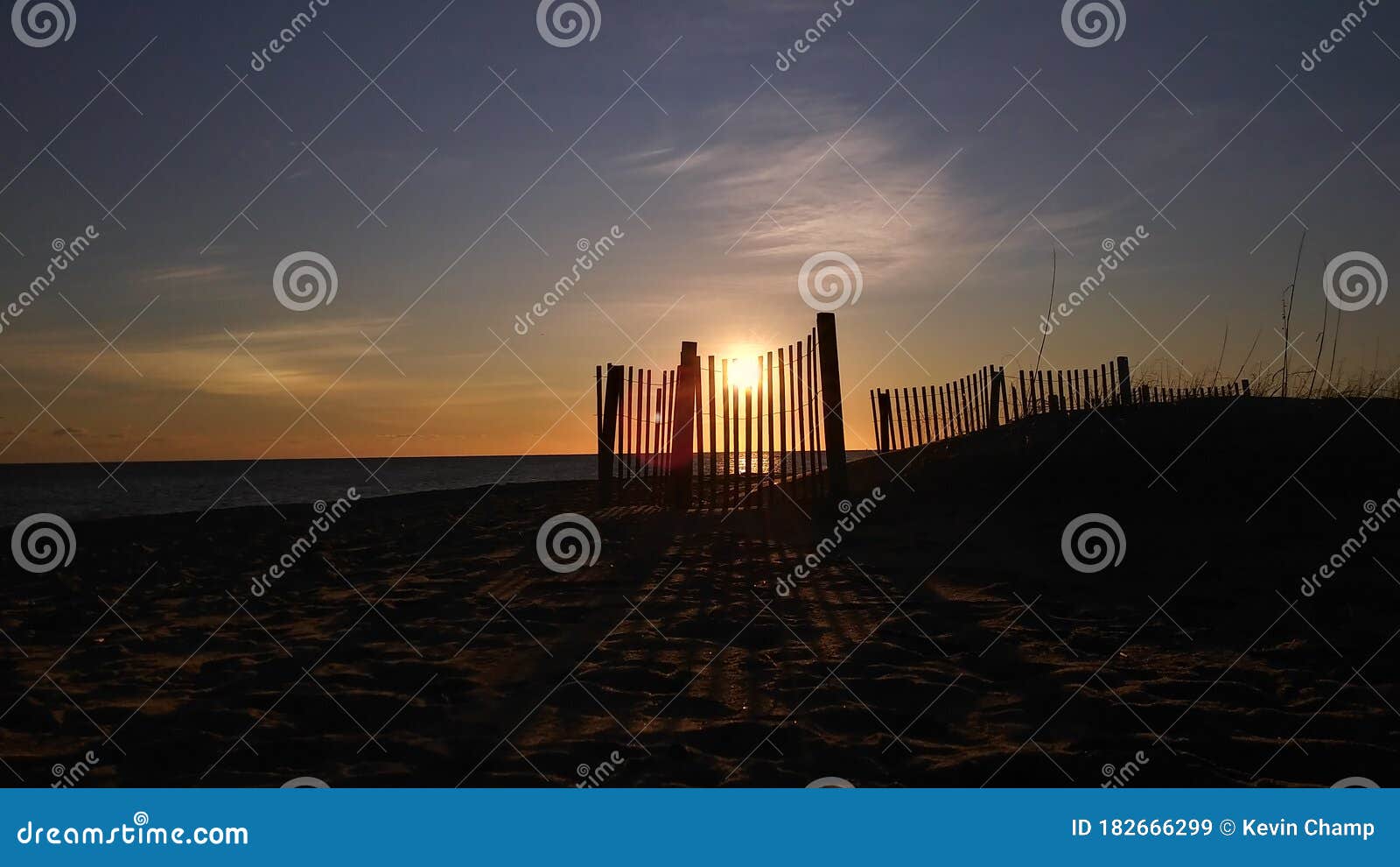 Sunrise on OBX Beach Kill Devil Hills NC Stock Image - Image of kill ...