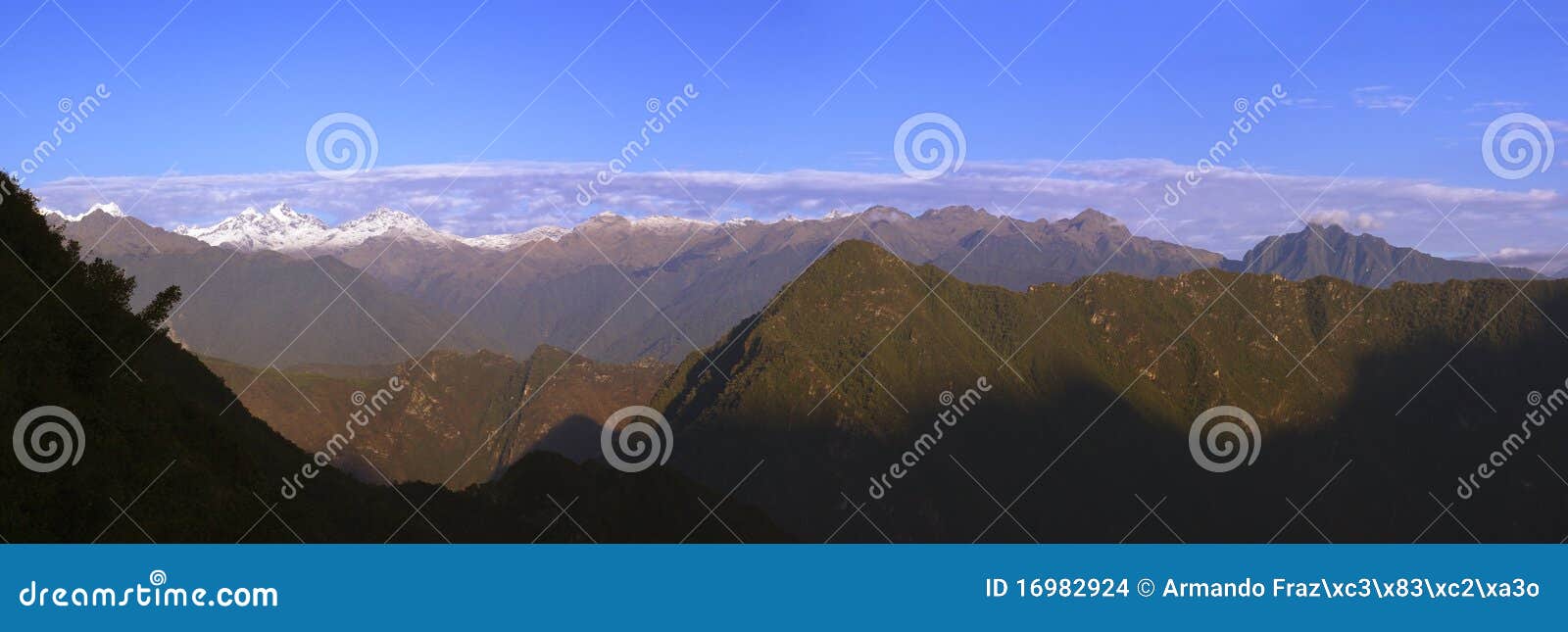 Sunrise over the Andes stock photo. Image of punku, range - 16982924