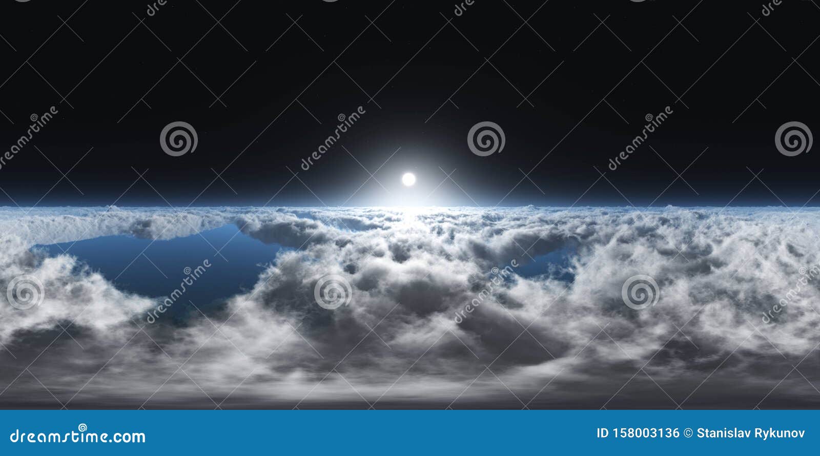 Sunrise Over the Clouds. Sunset Over the Clouds. the Moon in the Clouds ...