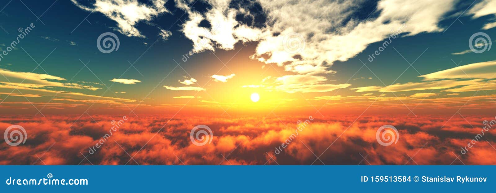 Sunrise Over the Clouds. Sunset Over the Clouds. the Moon in the Clouds ...