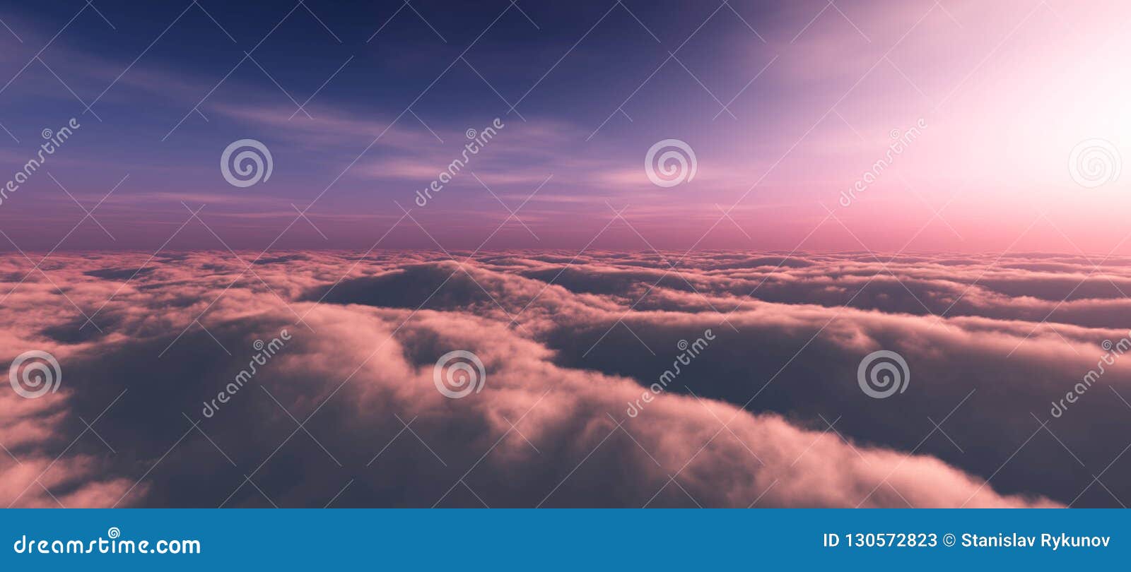 Sunrise Over the Clouds. Sunset Over the Clouds. the Moon in the Clouds ...