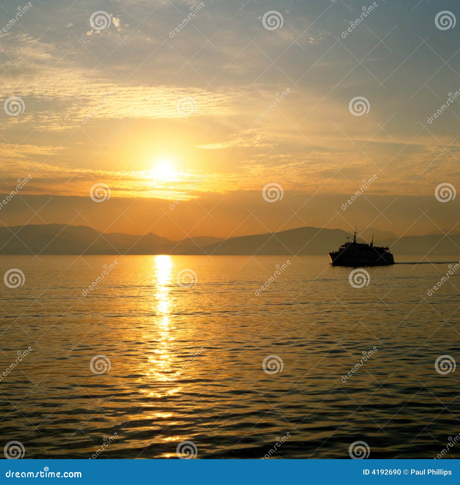 Sunrise Over the Greek Islands Stock Photo - Image of vacation, greece ...