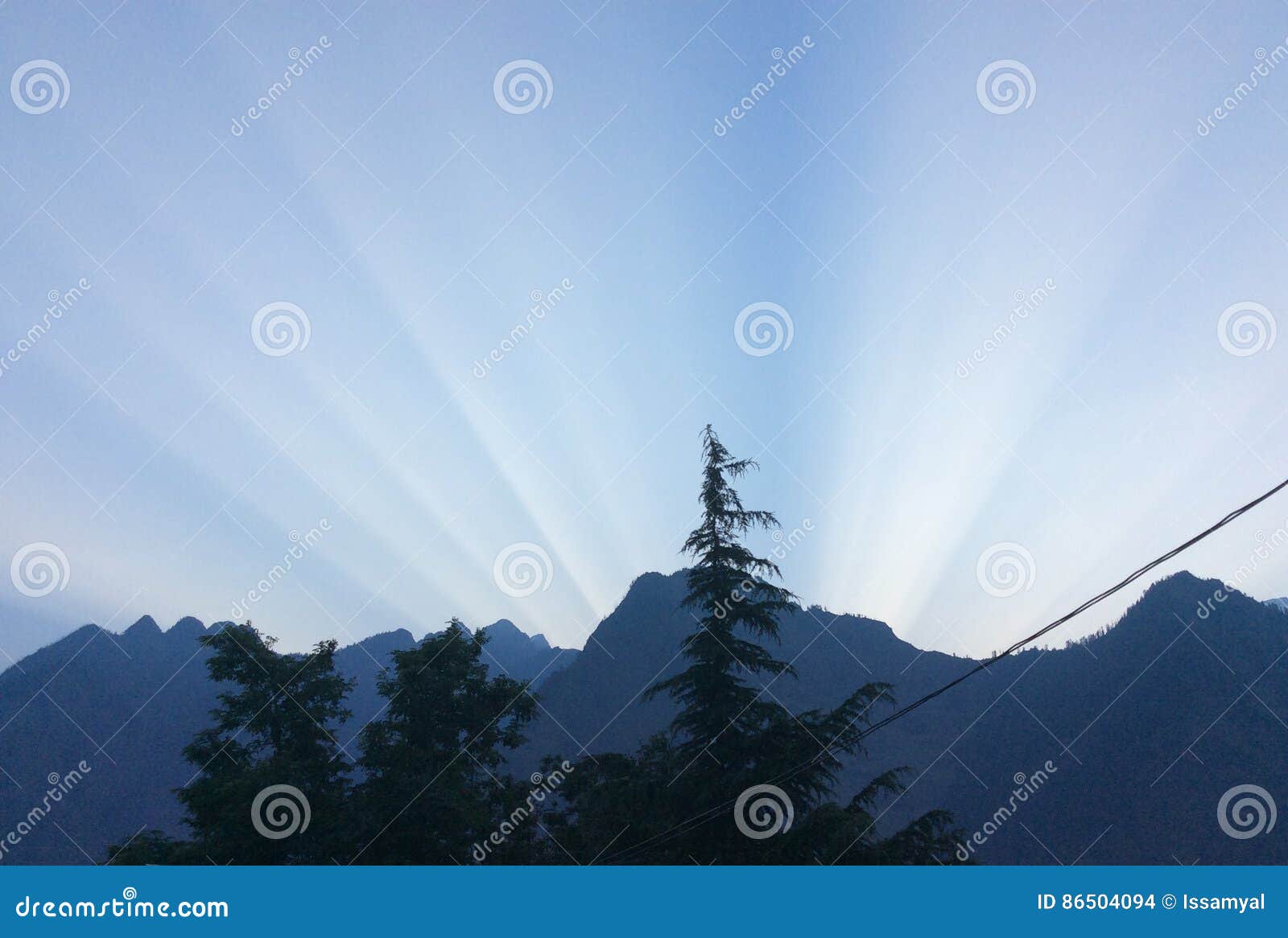 Sunrise over the himalayas stock photo. Image of mountains - 86504094
