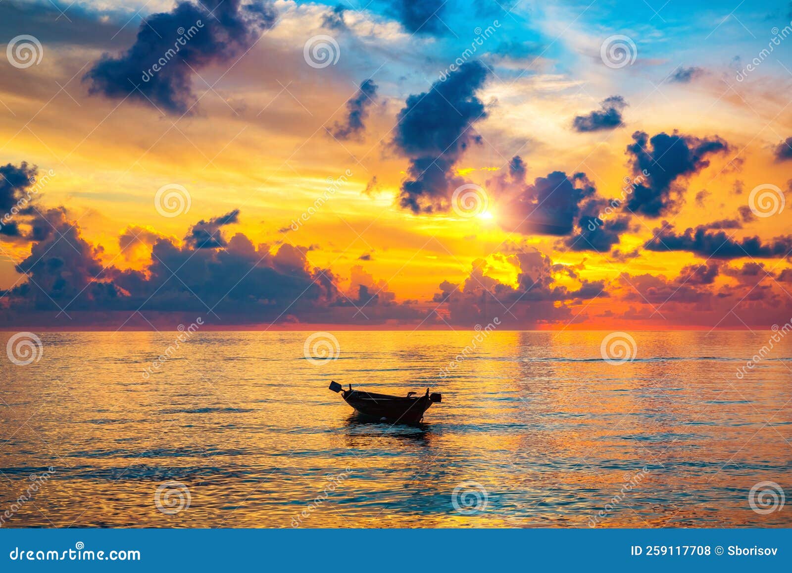 Sunrise Over Ocean on Maldives Stock Photo - Image of travel, view ...