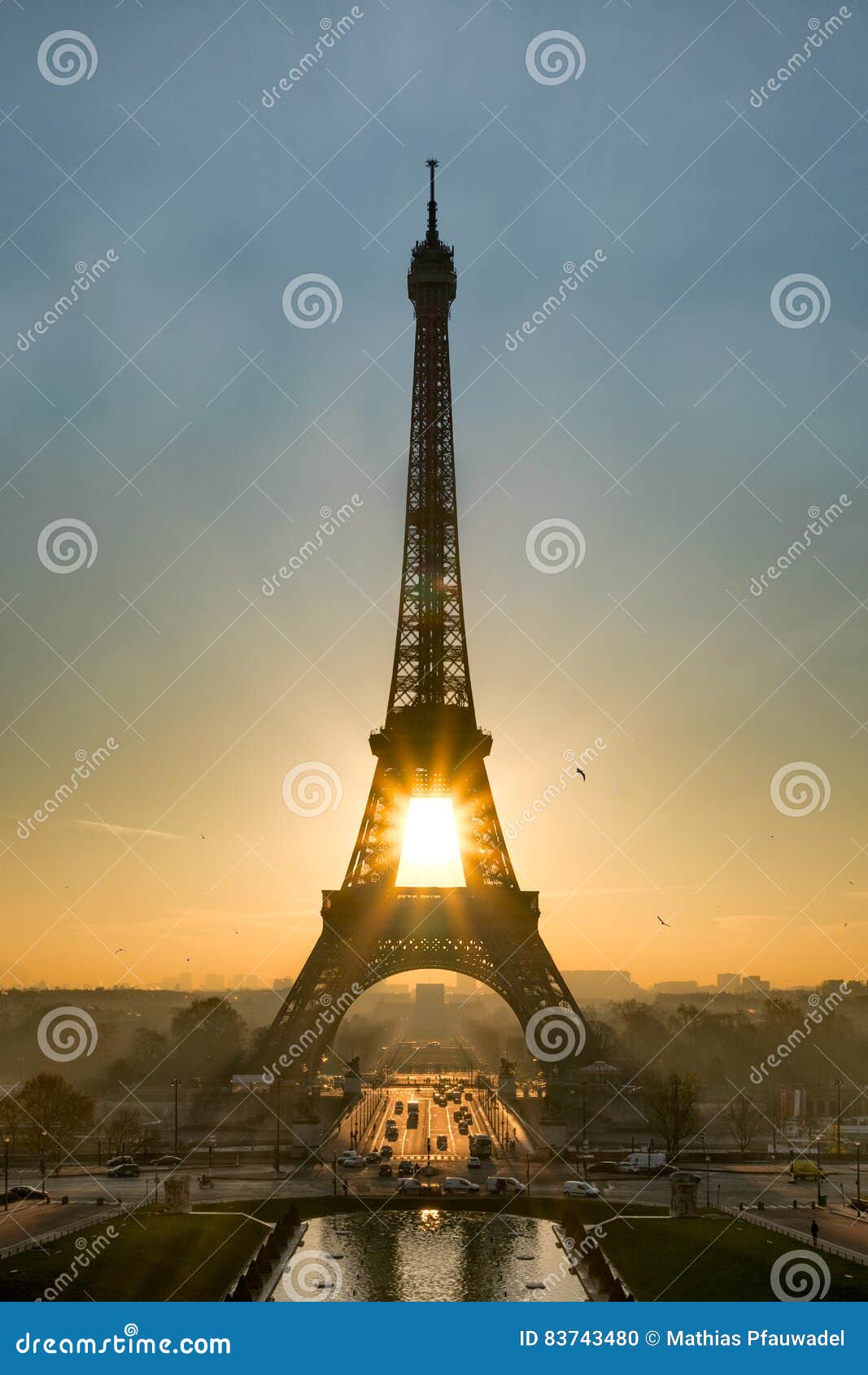 Sunrise over Paris stock photo. Image of grass, house - 83743480