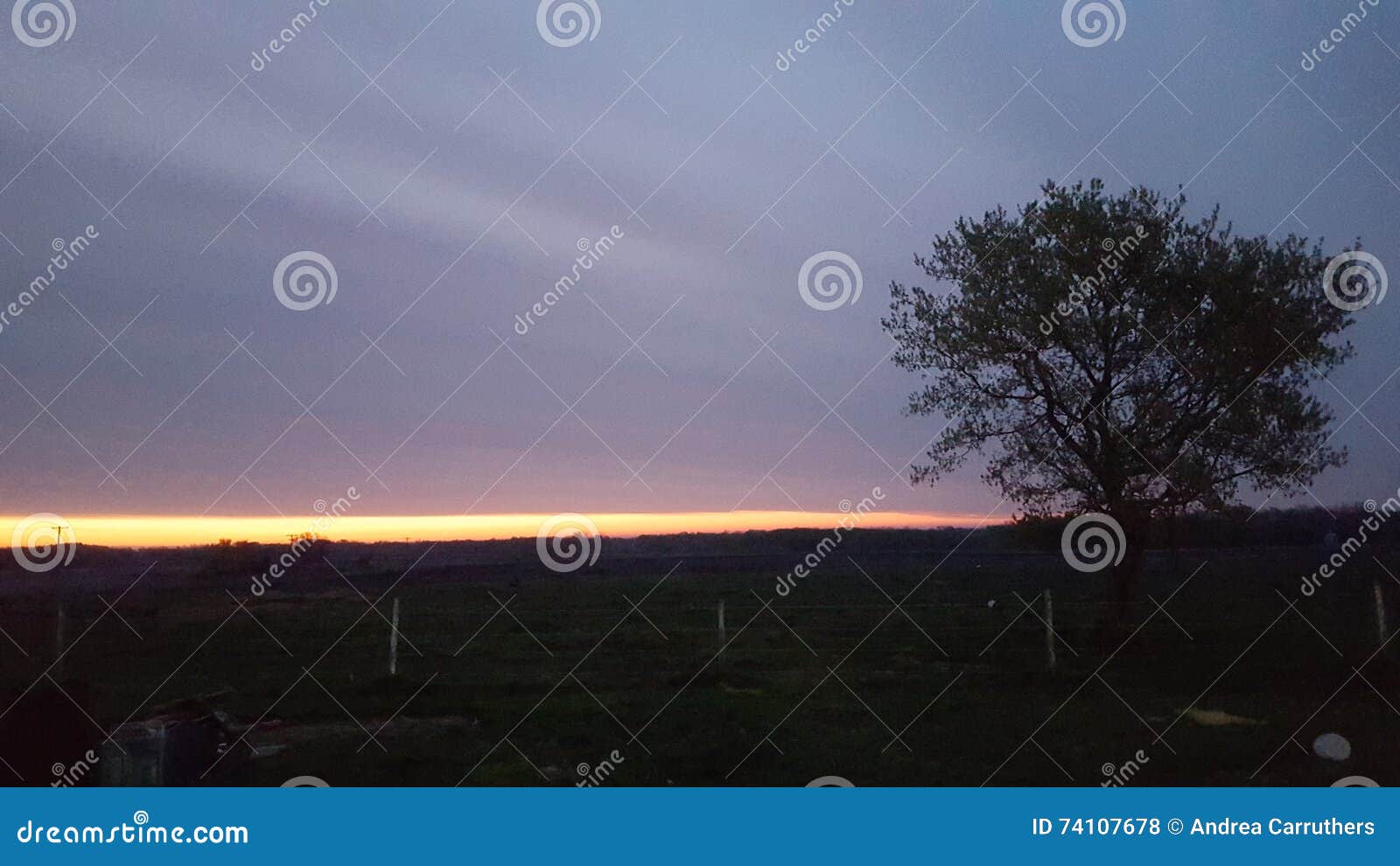 Sunrise stock photo. Image of sunrise, prairie, peaceful - 74107678