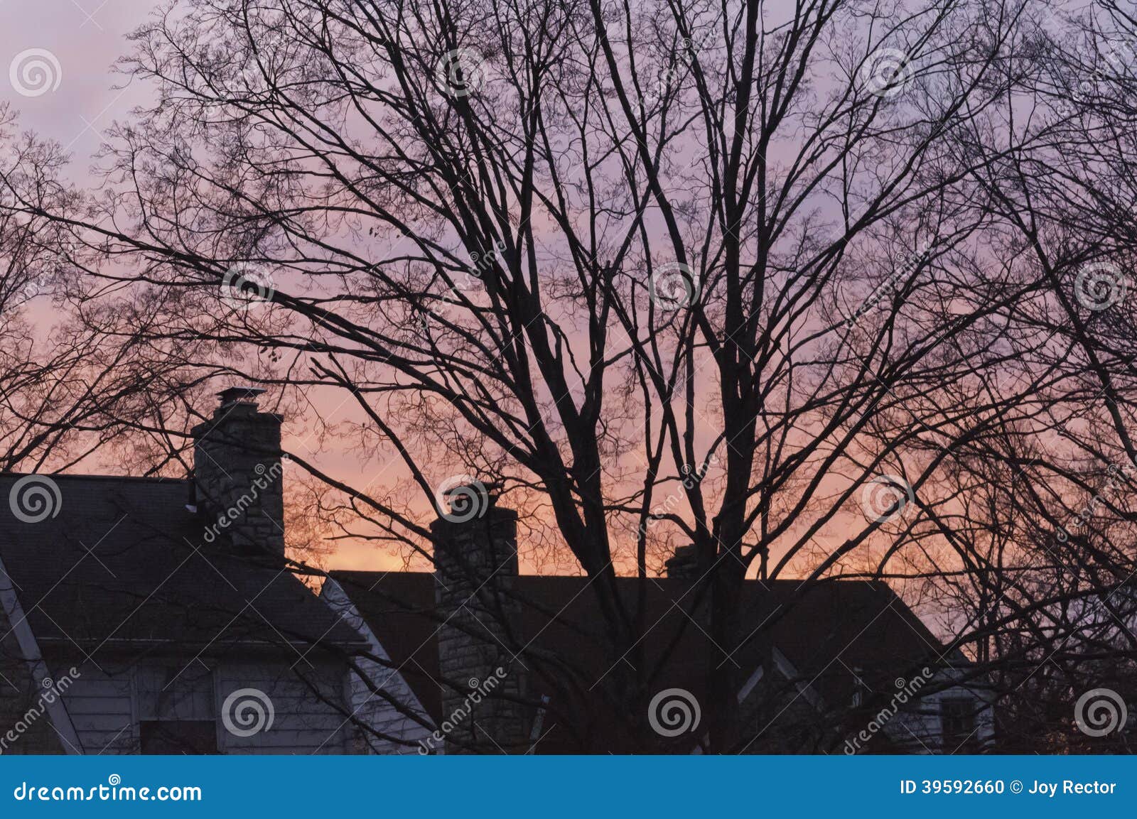 Sunrise Over Rooftops stock photo. Image of outdoors - 39592660