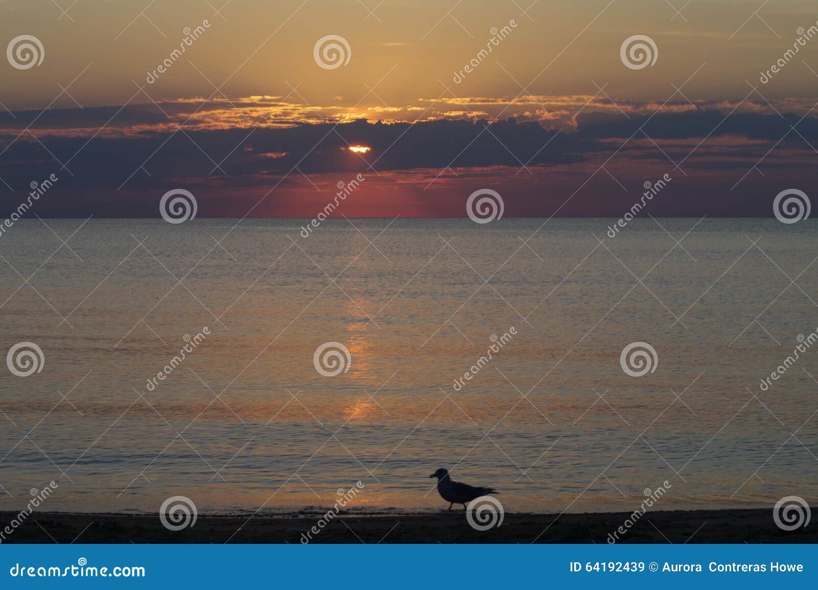 Sunrise in Racine, WI-6 stock image. Image of clouds - 64192439