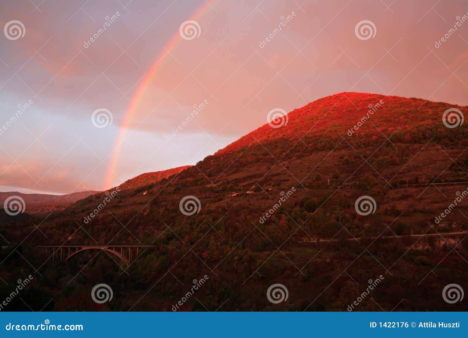 Sunrise With Rainbow Picture. Image: 1422176