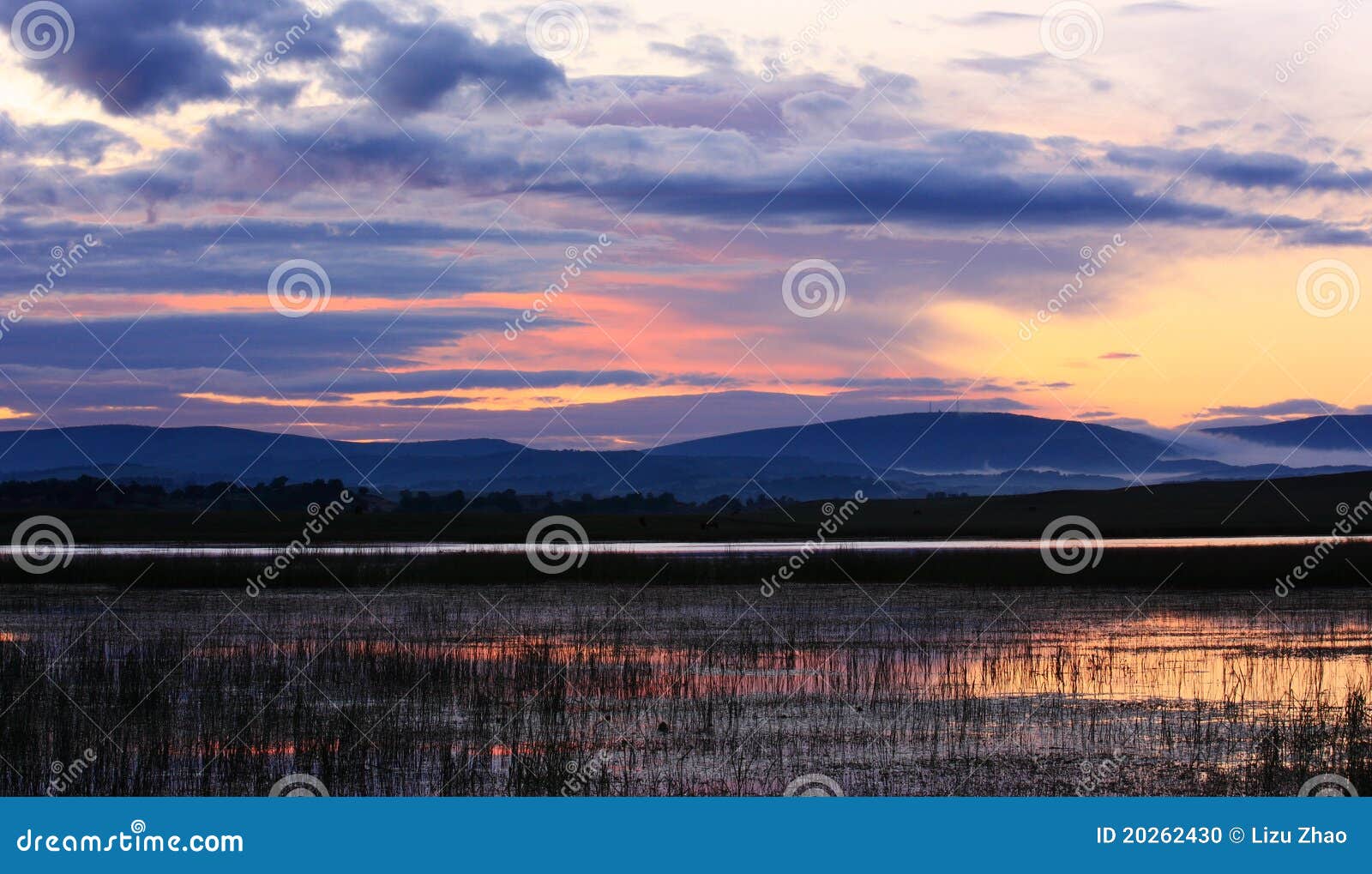 Sunrise of river stock photo. Image of rural, sunlight - 20262430