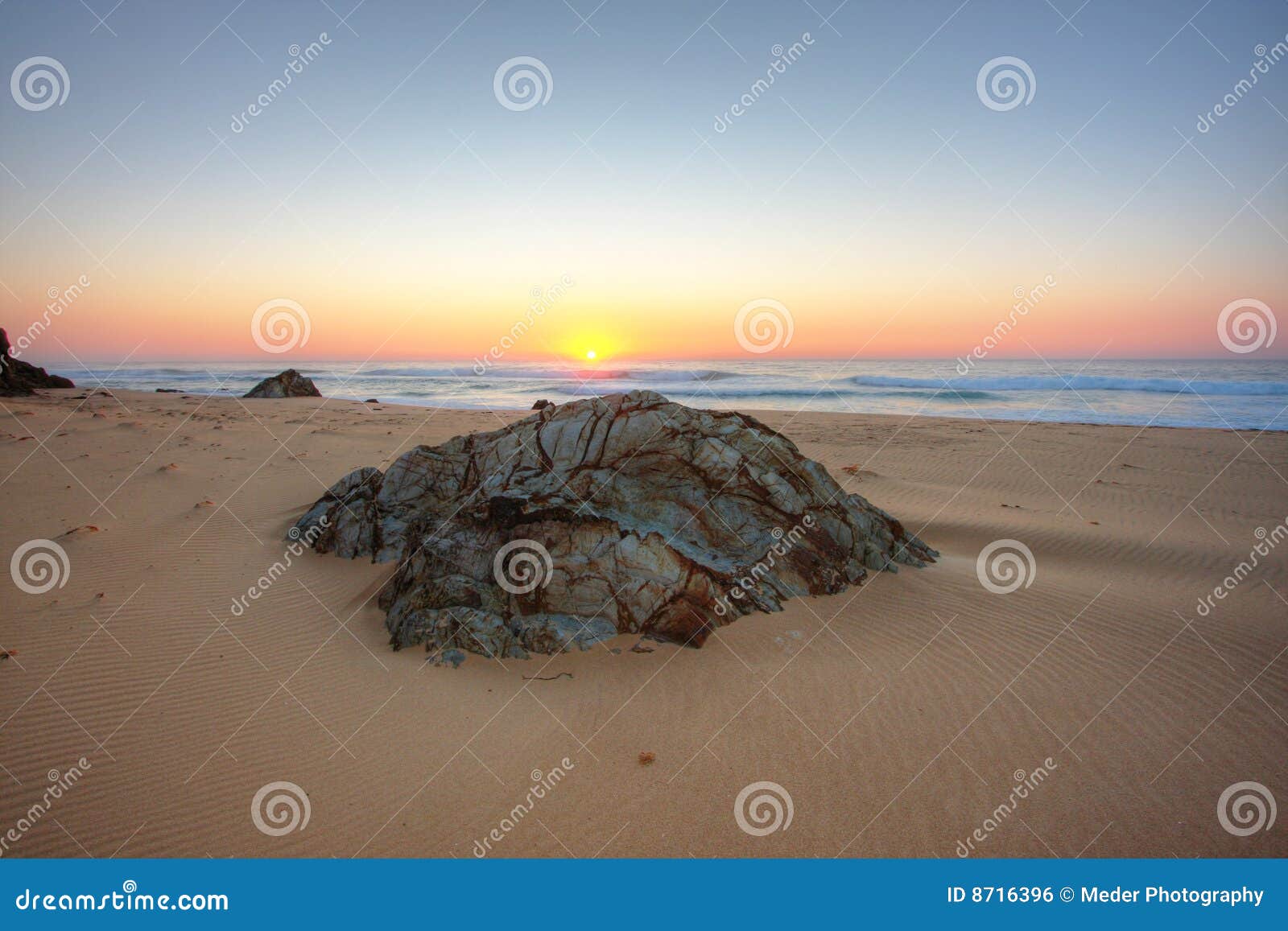 Sunrise Rocks stock photo. Image of calm, nature, dusk - 8716396