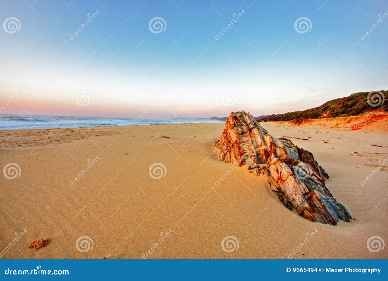 Sunrise Rocks stock photo. Image of ocean, dusk, nature - 9665494