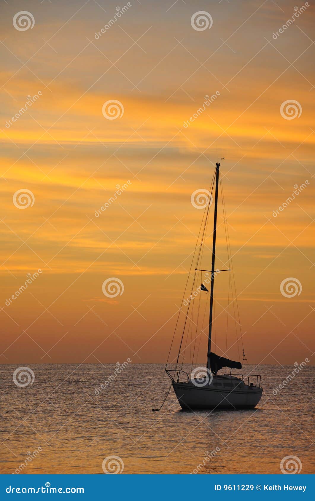 Sunrise Sailboat stock image. Image of sunrise, nature - 9611229