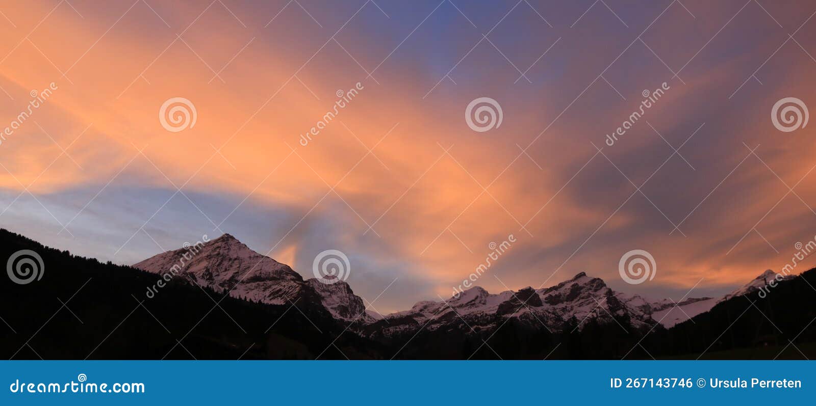 Sunrise Scene Seen from Feutersoey Stock Photo - Image of recreation ...