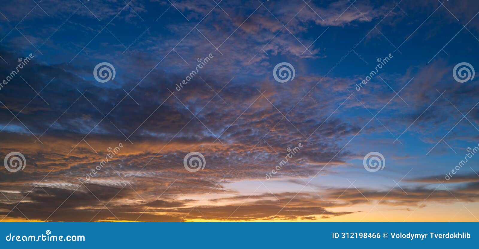 Sunrise Sky with Clouds. Sunset Sky on Twilight in the Evening with Sunset. Cloud Nature Sky ...