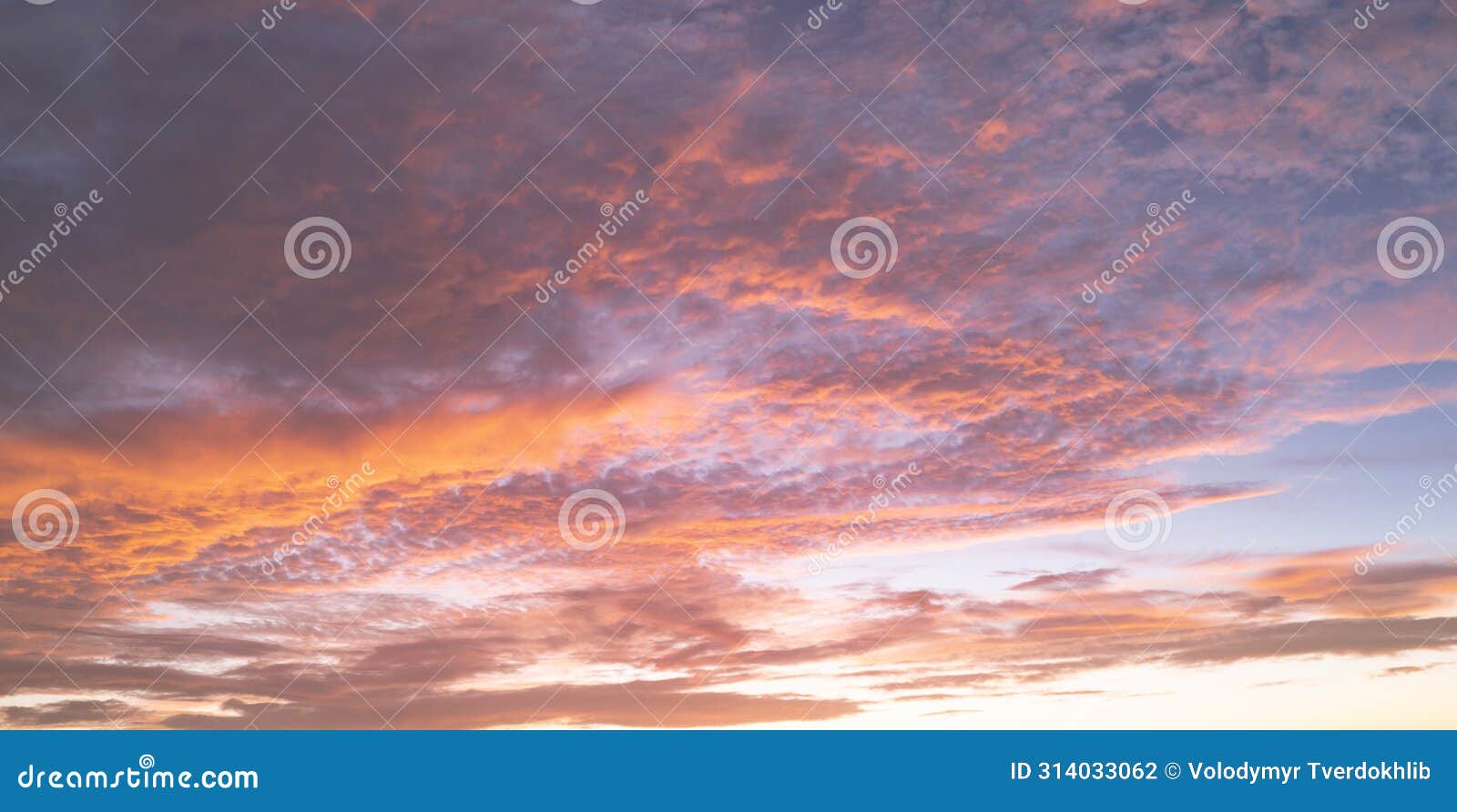Sunrise Sky with Clouds. Sunset Sky on Twilight in the Evening with Sunset. Cloud Nature Sky ...
