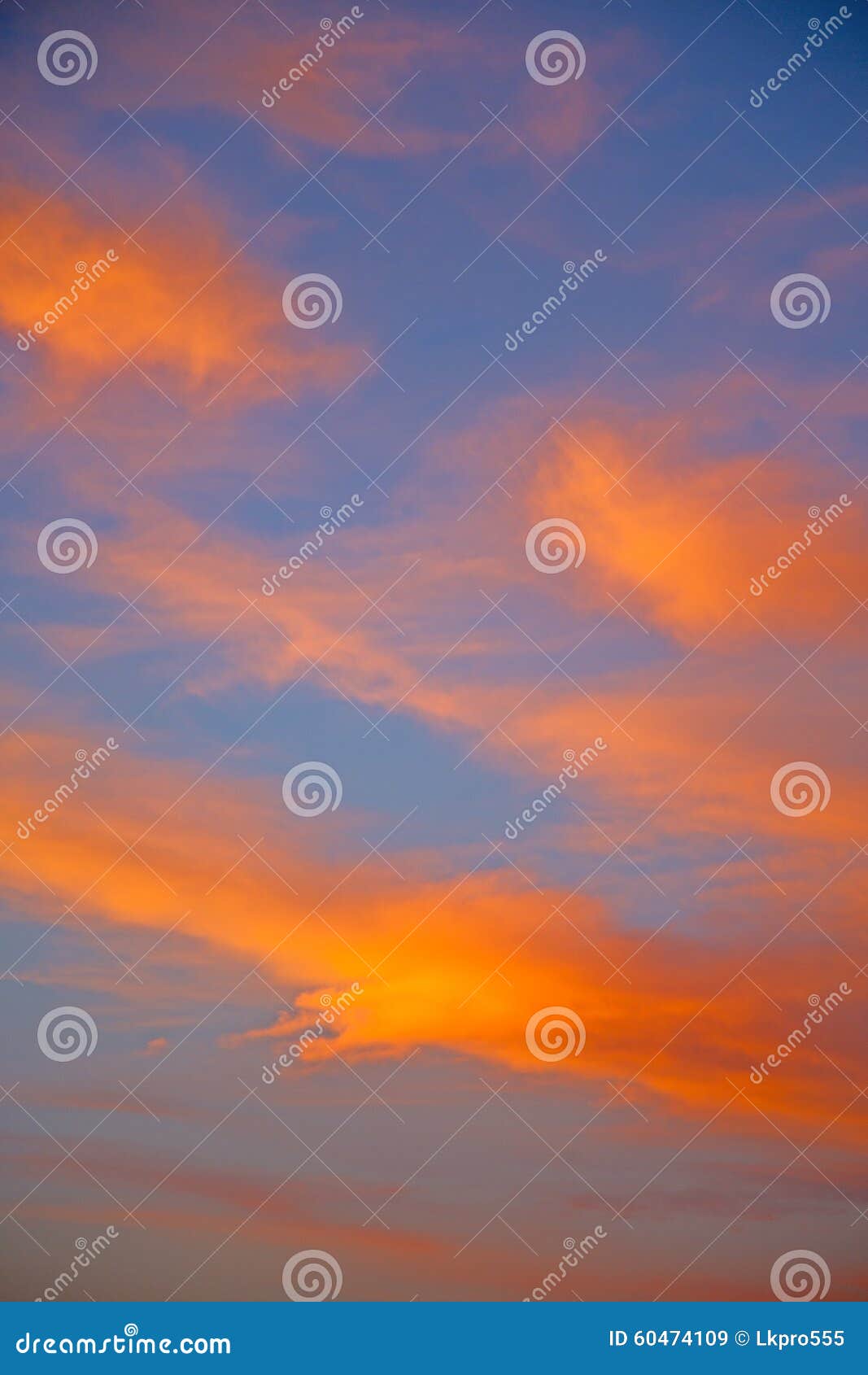 The Sunrise in Soft Clouds and Abstract Background Stock Image - Image ...