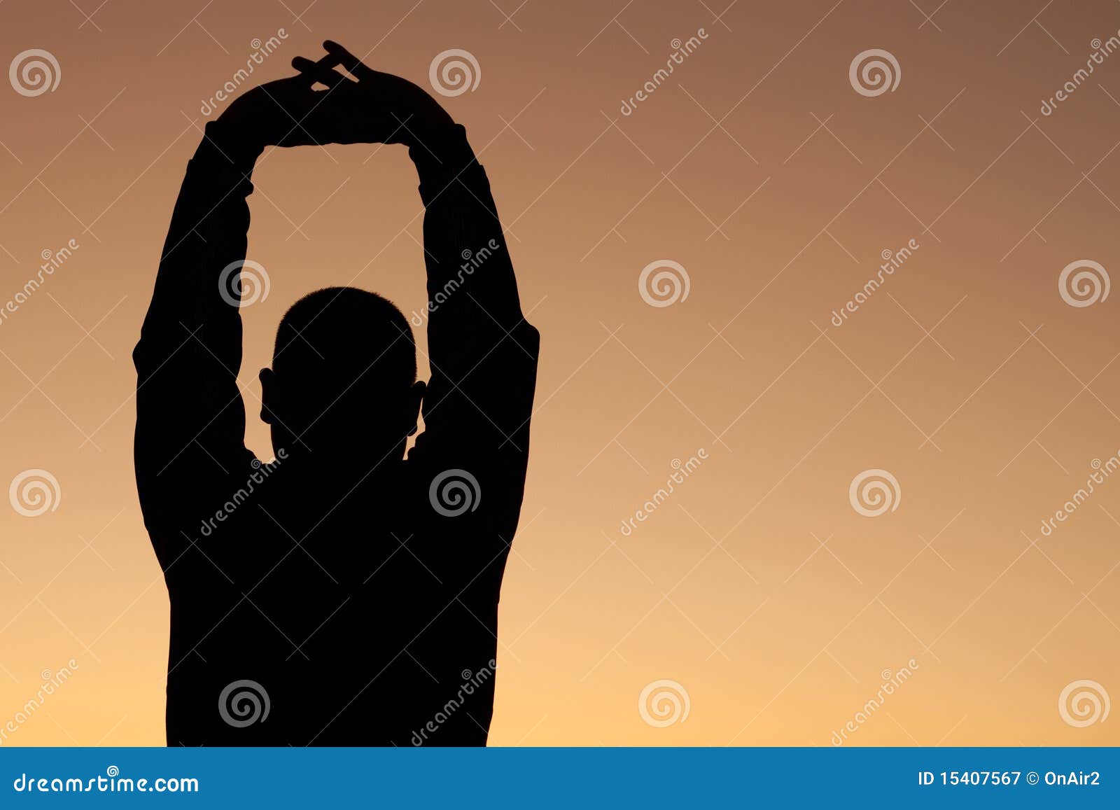 Sunrise Stretch stock image. Image of stretch, exercise - 15407567