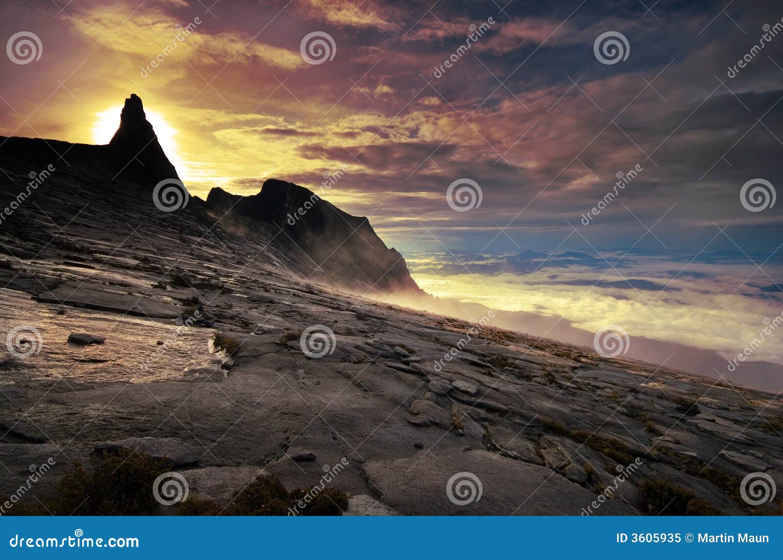 Sunrise on the Summit stock image. Image of landscape - 3605935