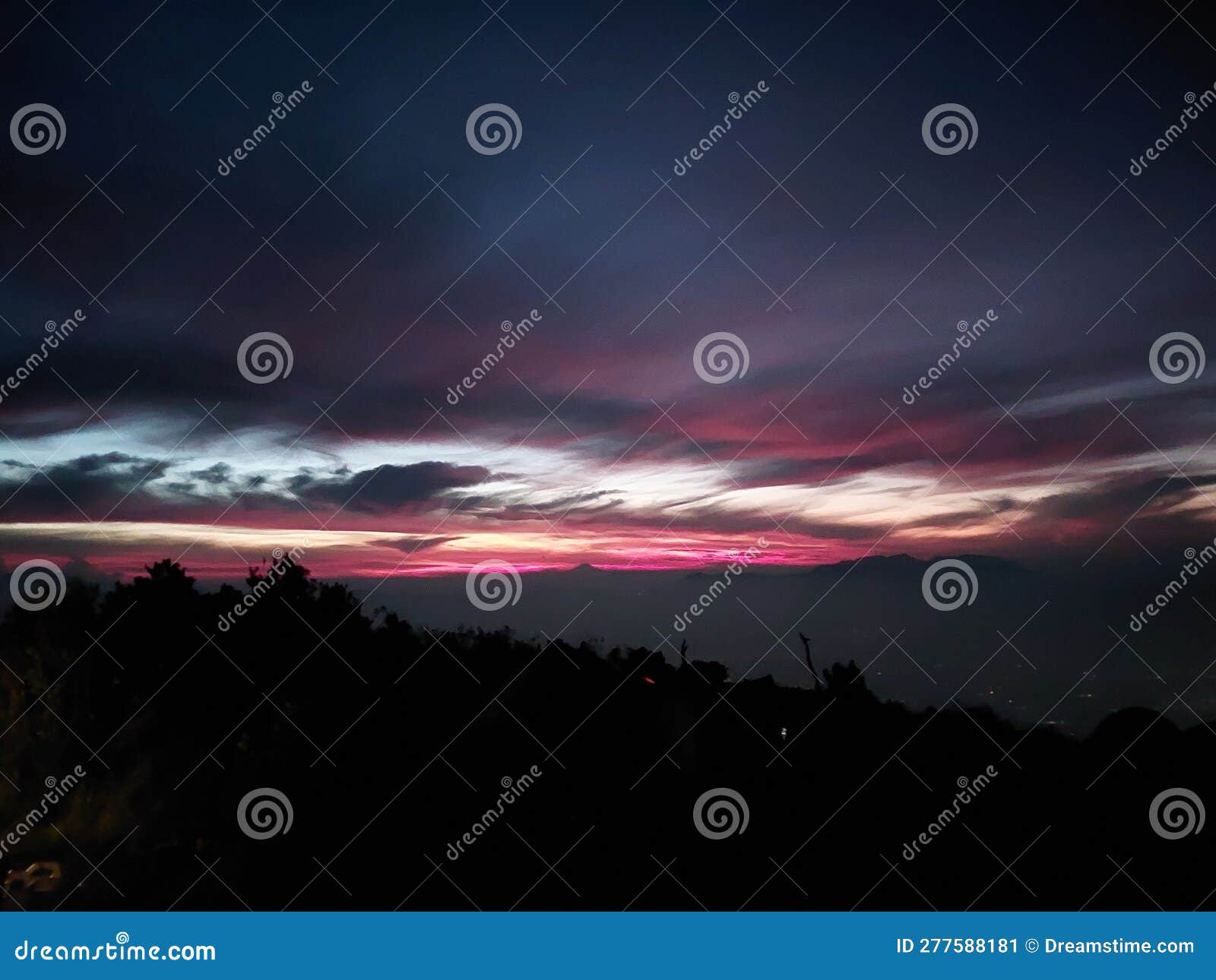 Sunrise from summit attack stock image. Image of summit - 277588181