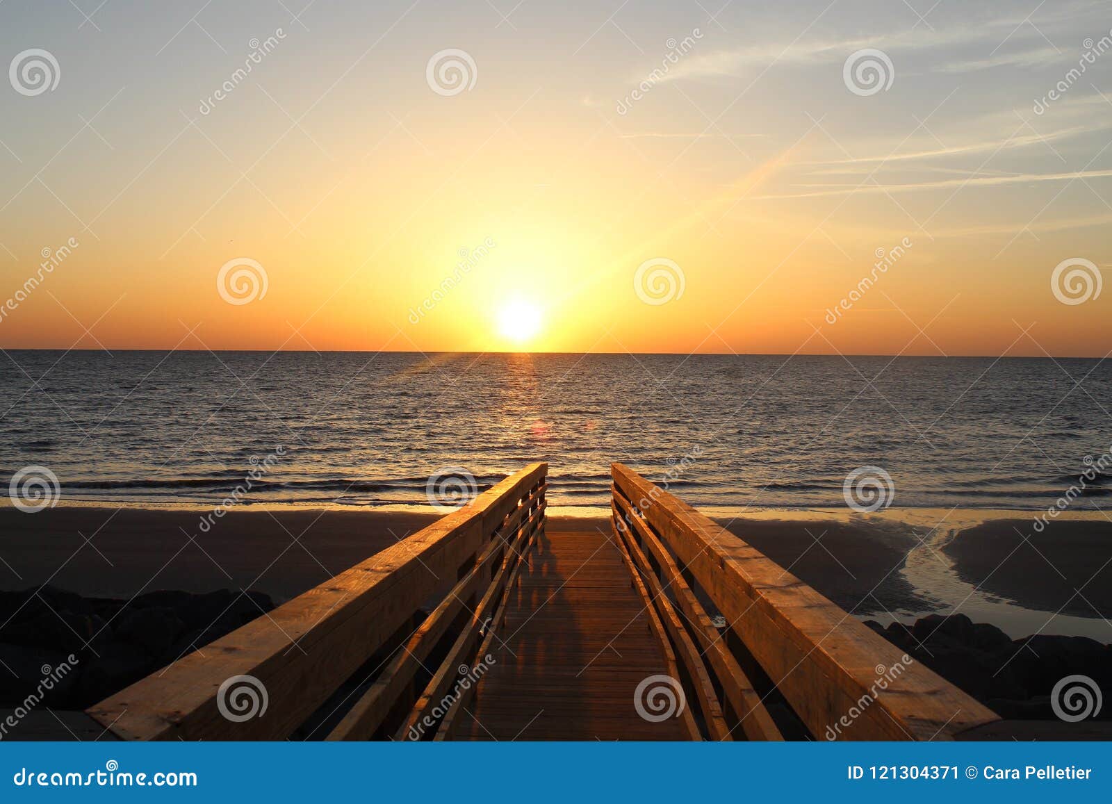 Sunrise stock image. Image of risen, ocean, officially - 121304371