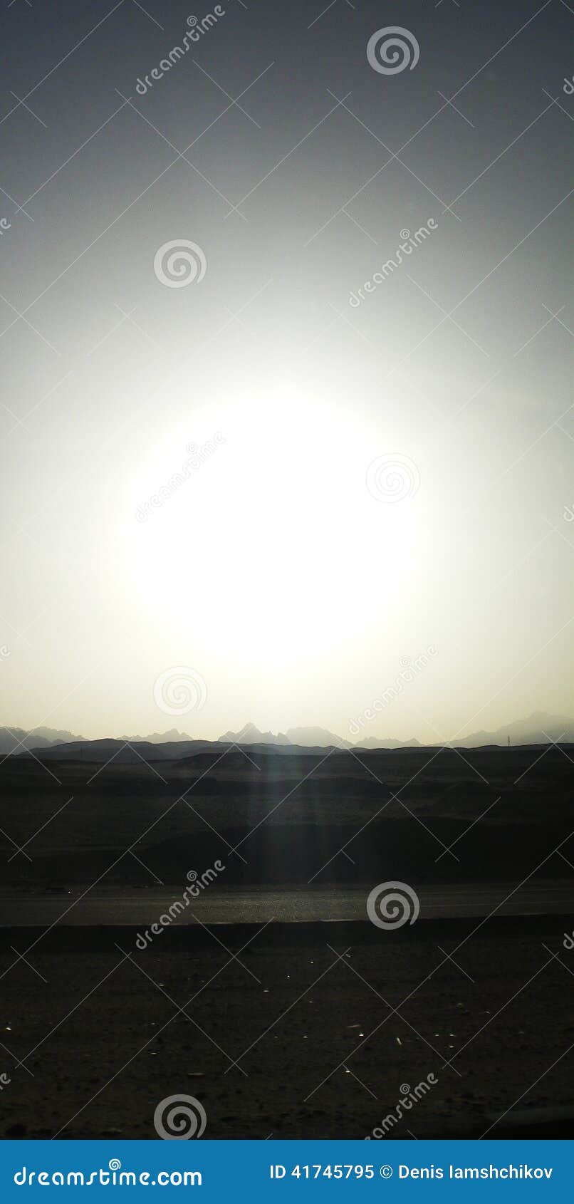 Sunrise stock image. Image of horizon, road, israel, sunset - 41745795