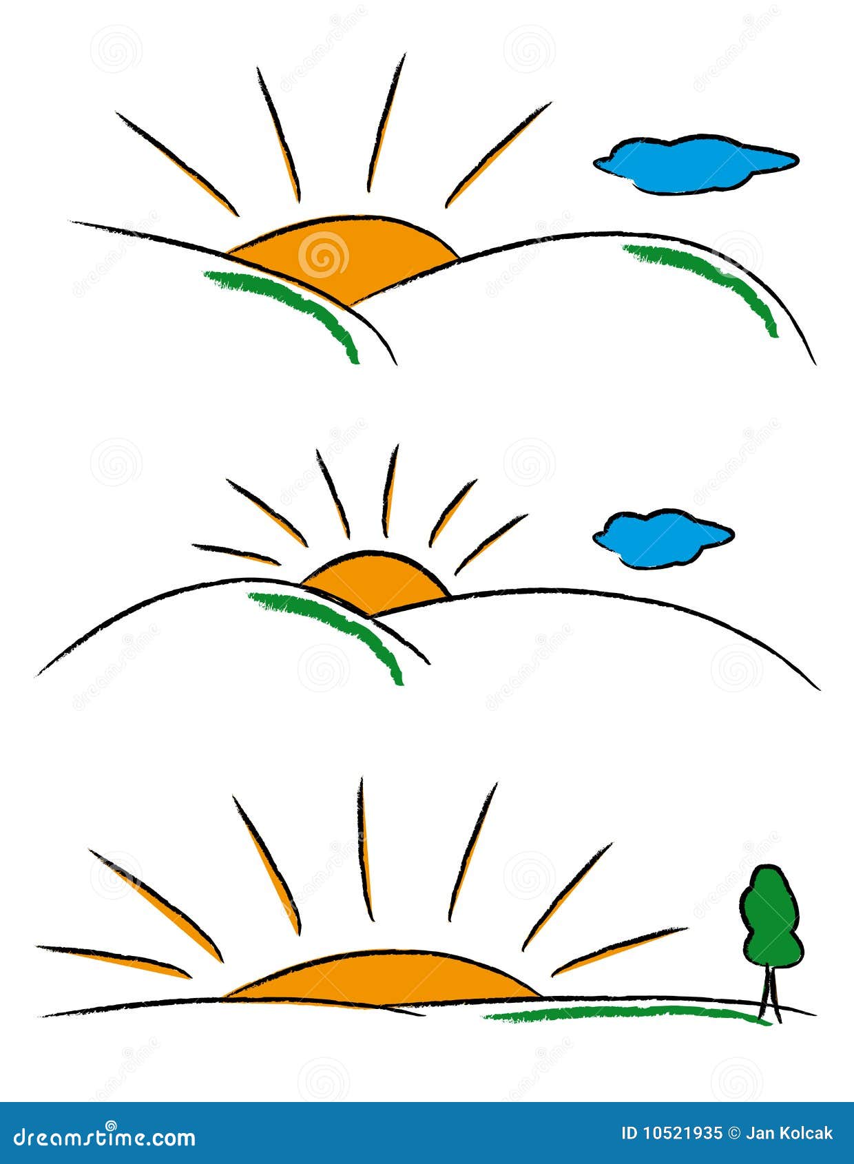 Sunrise theme stock illustration. Illustration of global - 10521935