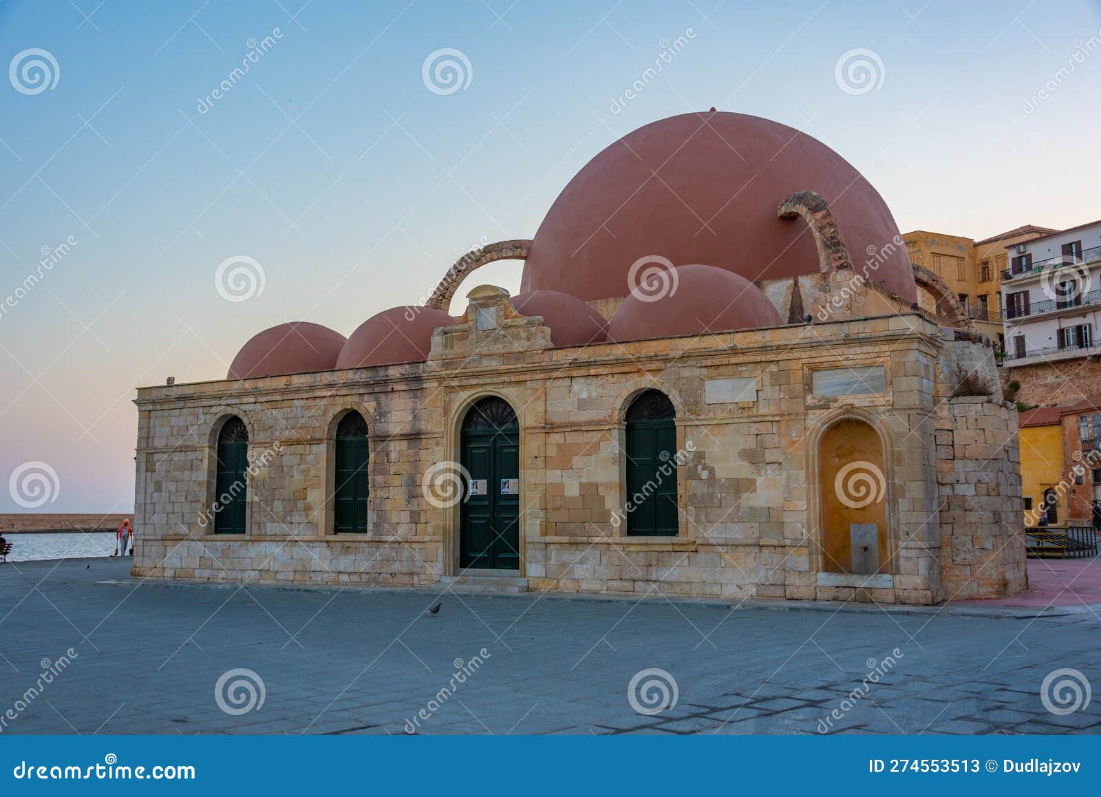 Sunrise View of the Mosque of the Janissaries Represents a Landm Stock ...
