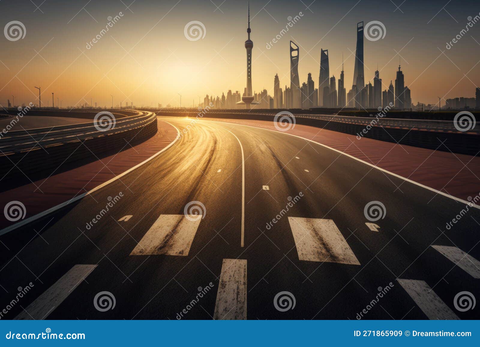 Shanghai Circuit For Motorsport And Autosport. Template For Your Design ...