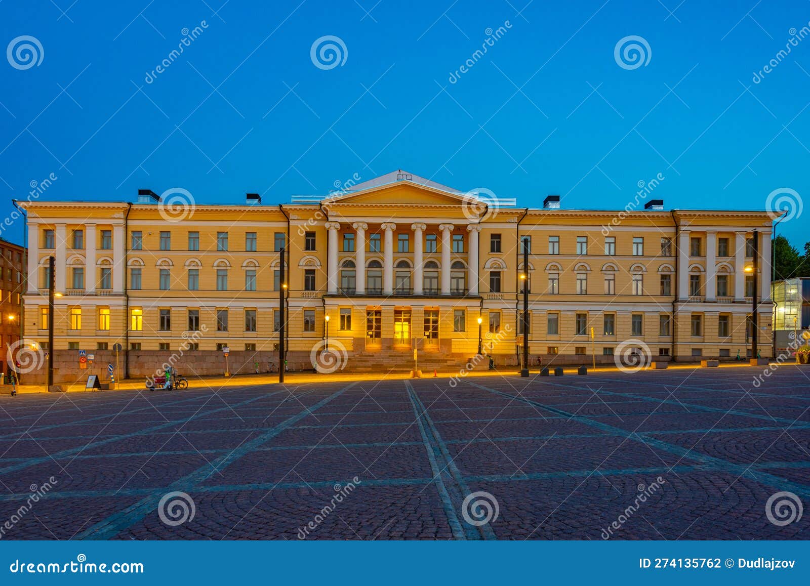 Sunrise View of University of Helsinki, Main Building in Finland Stock ... Sunrise View of University of Helsinki, Main Building in Finland Stock ...