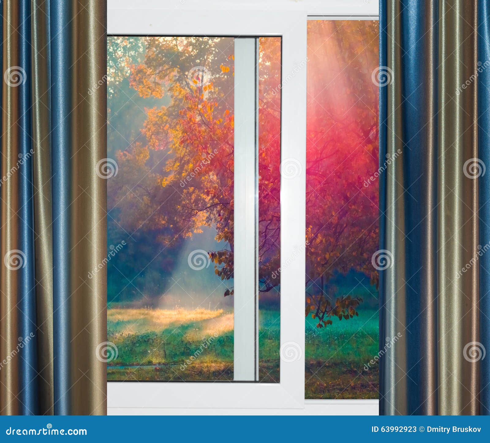 Sunrise View from the Window Stock Image - Image of house, awake: 63992923