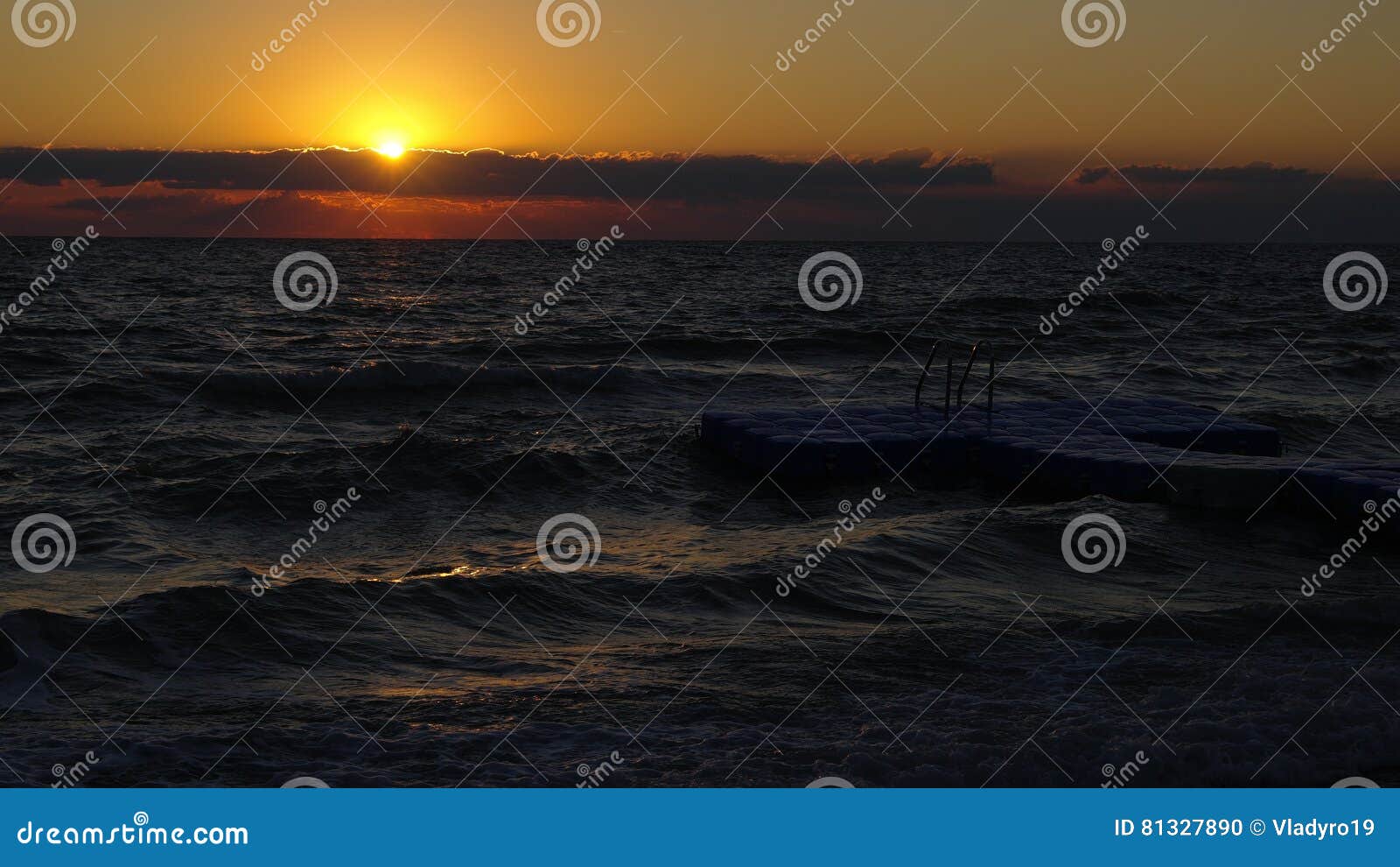 Sunrise from the waves stock photo. Image of coast, clouds - 81327890
