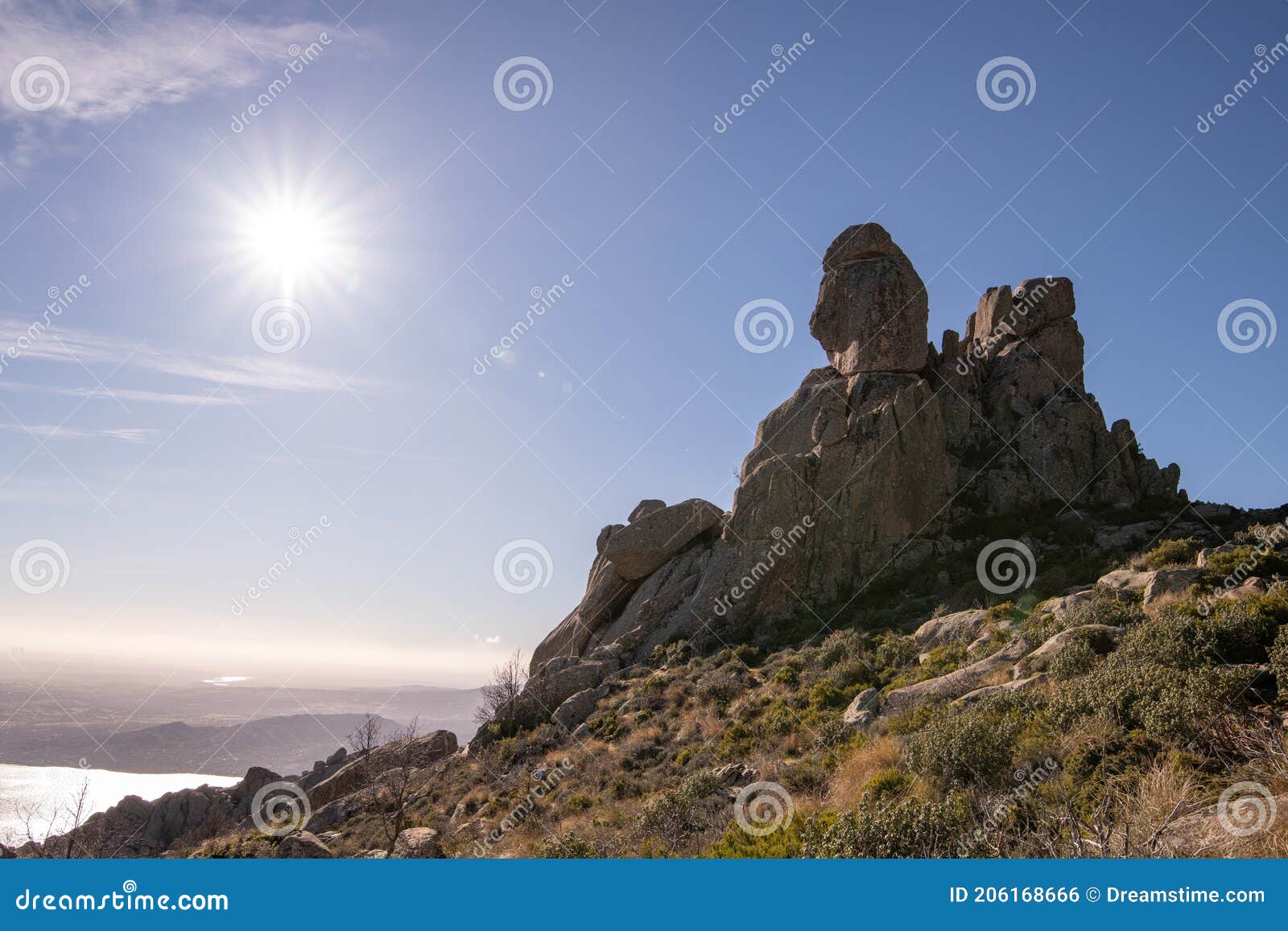Sunrock stock photo. Image of sunrock, terrain, cloud - 206168666