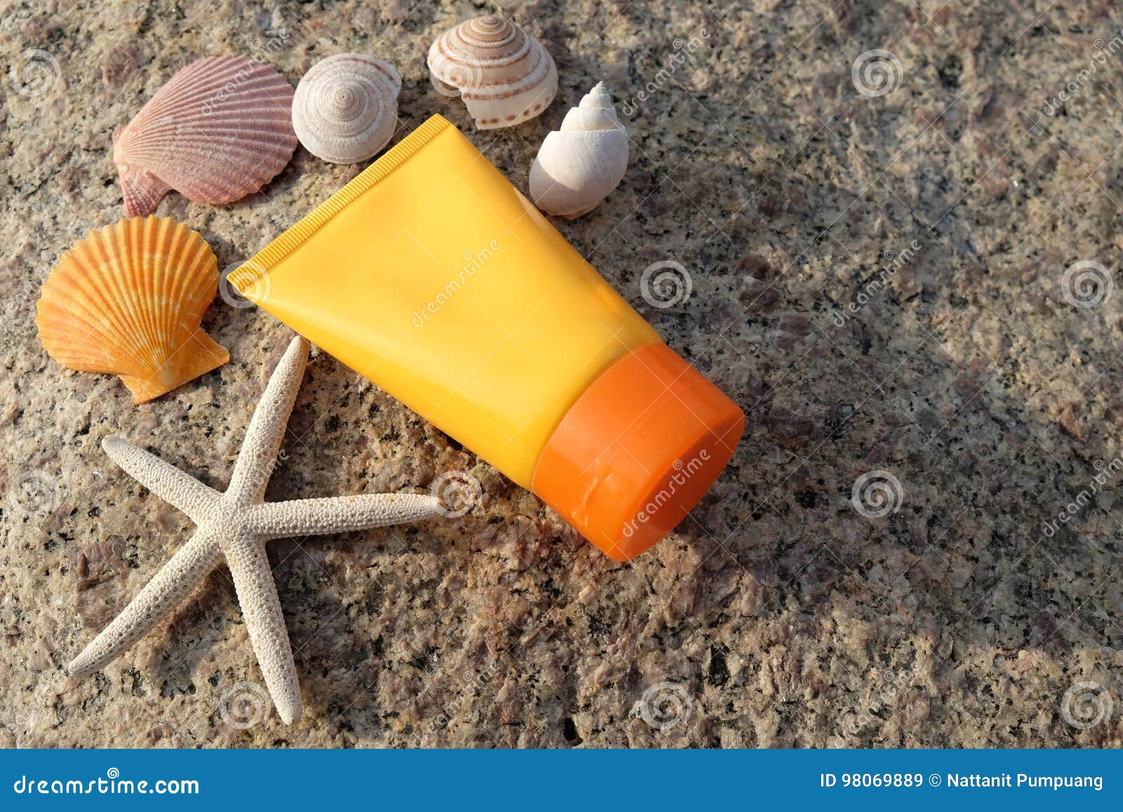 Sunscreen on the beach stock image. Image of beach, sunscreen - 98069889