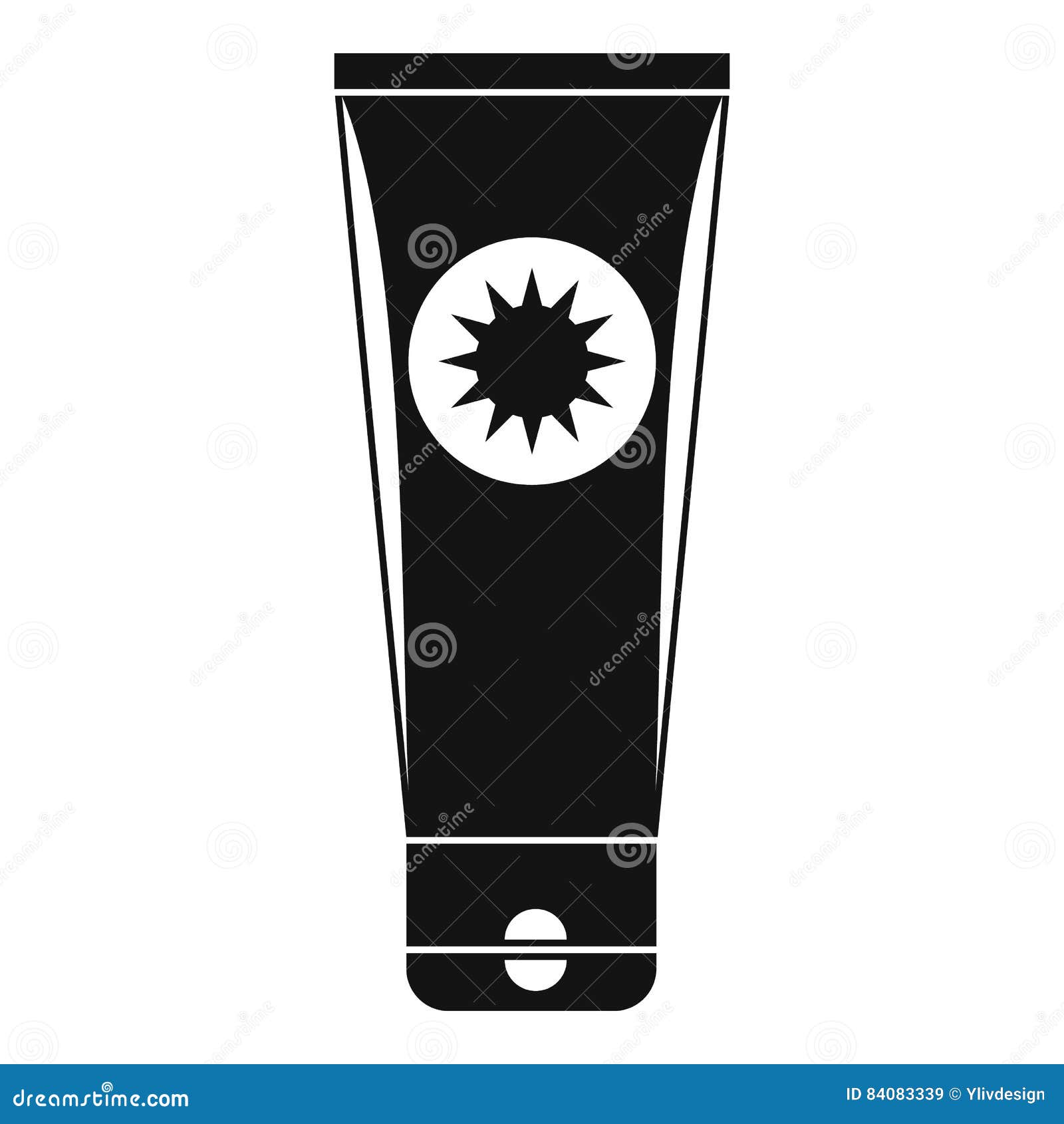 Sunscreen Icon, Simple Style Stock Vector - Illustration of sunlight ...