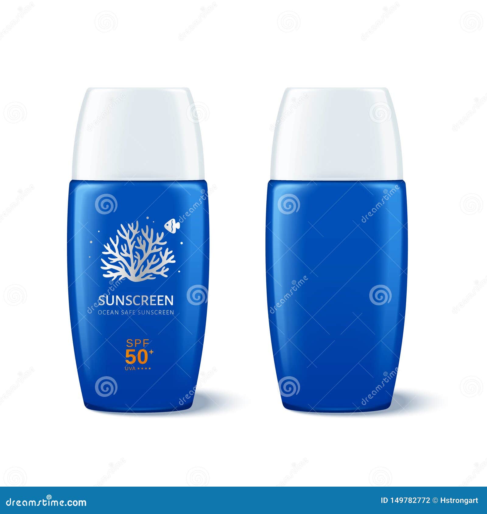 Sunscreen package design stock vector. Illustration of container ...