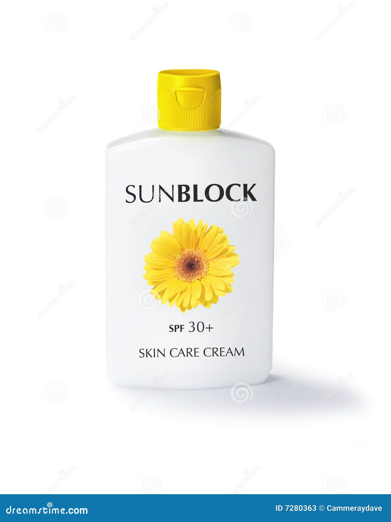 Sunscreen Sunblock Cream stock image. Image of plastic - 7280363