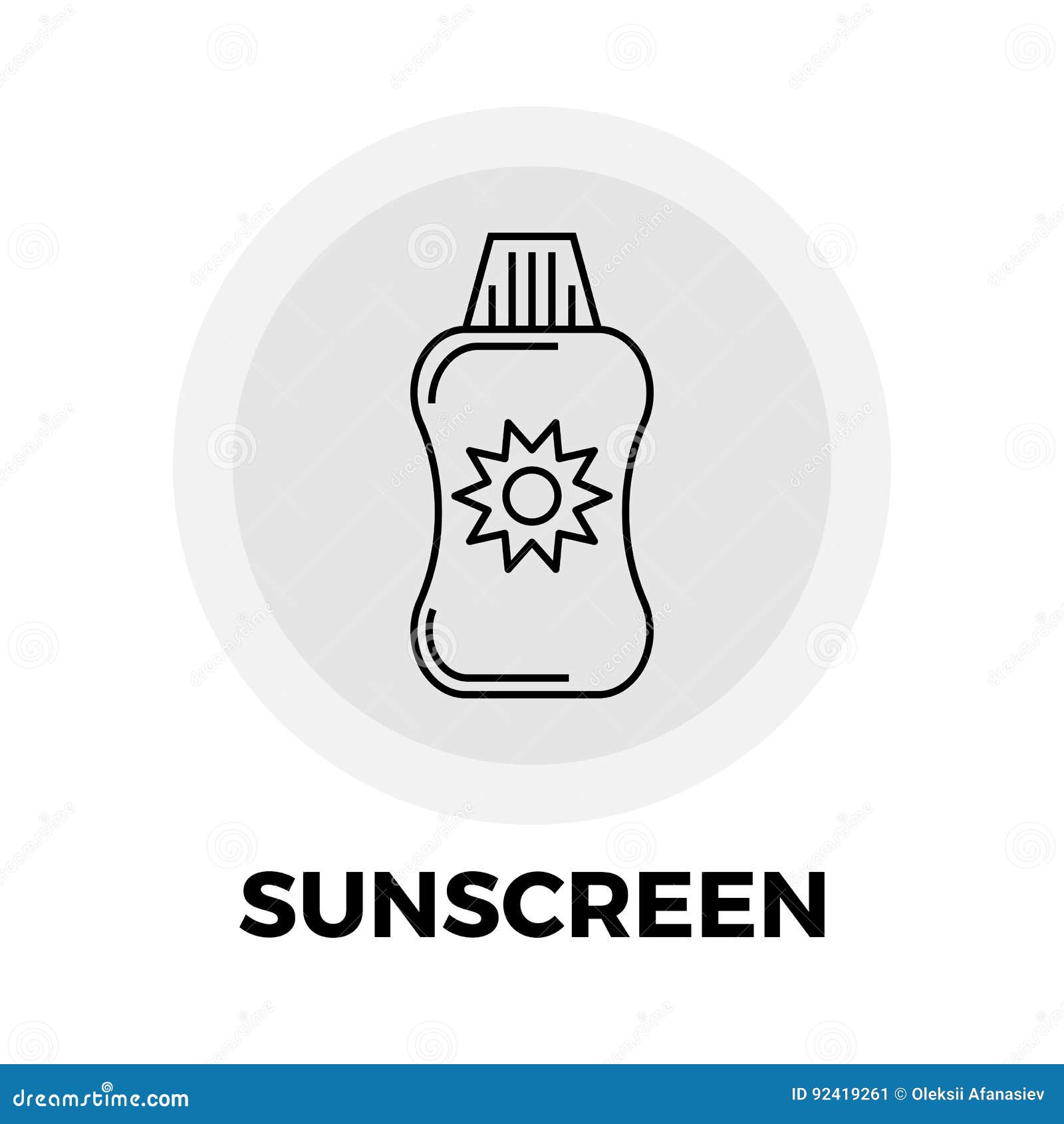 Sunscreenlinje symbol vektor illustrationer. Illustration av solskärm ...