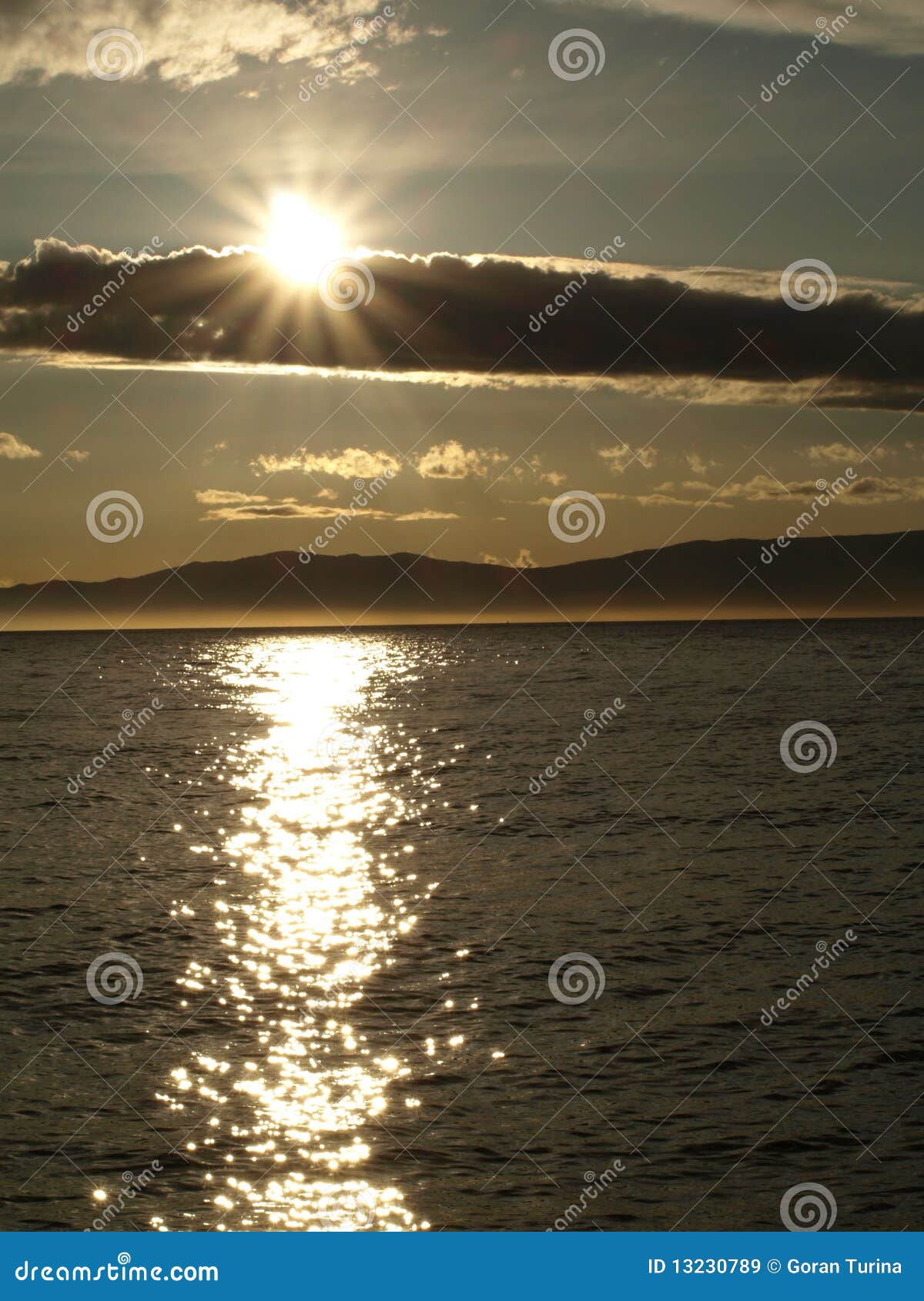 Sunset stock image. Image of water, warm, weather, colors - 13230789