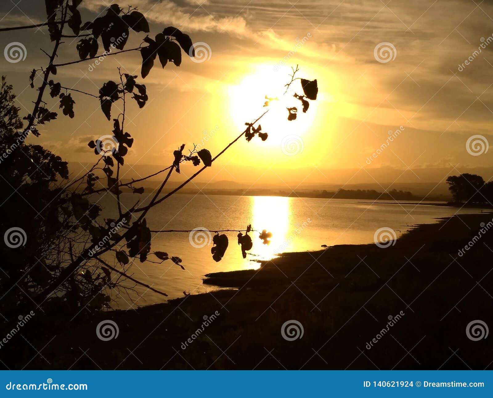 Sunset of a Peacefull Afternoon Stock Photo - Image of afternoon ...