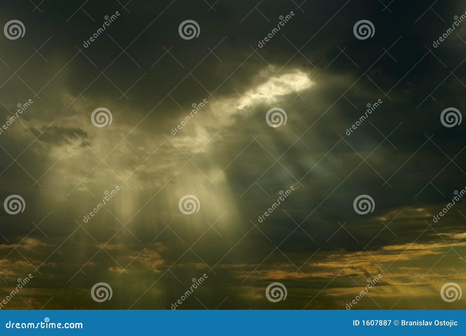 Sunset stock image. Image of heaven, place, colorful, imaginary - 1607887