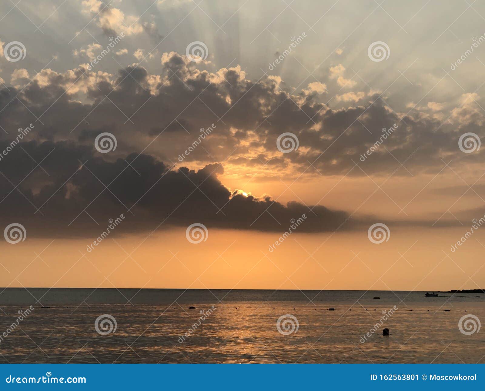 Marine Beautiful Sunset in Life Stock Image - Image of beautiful, beach ...