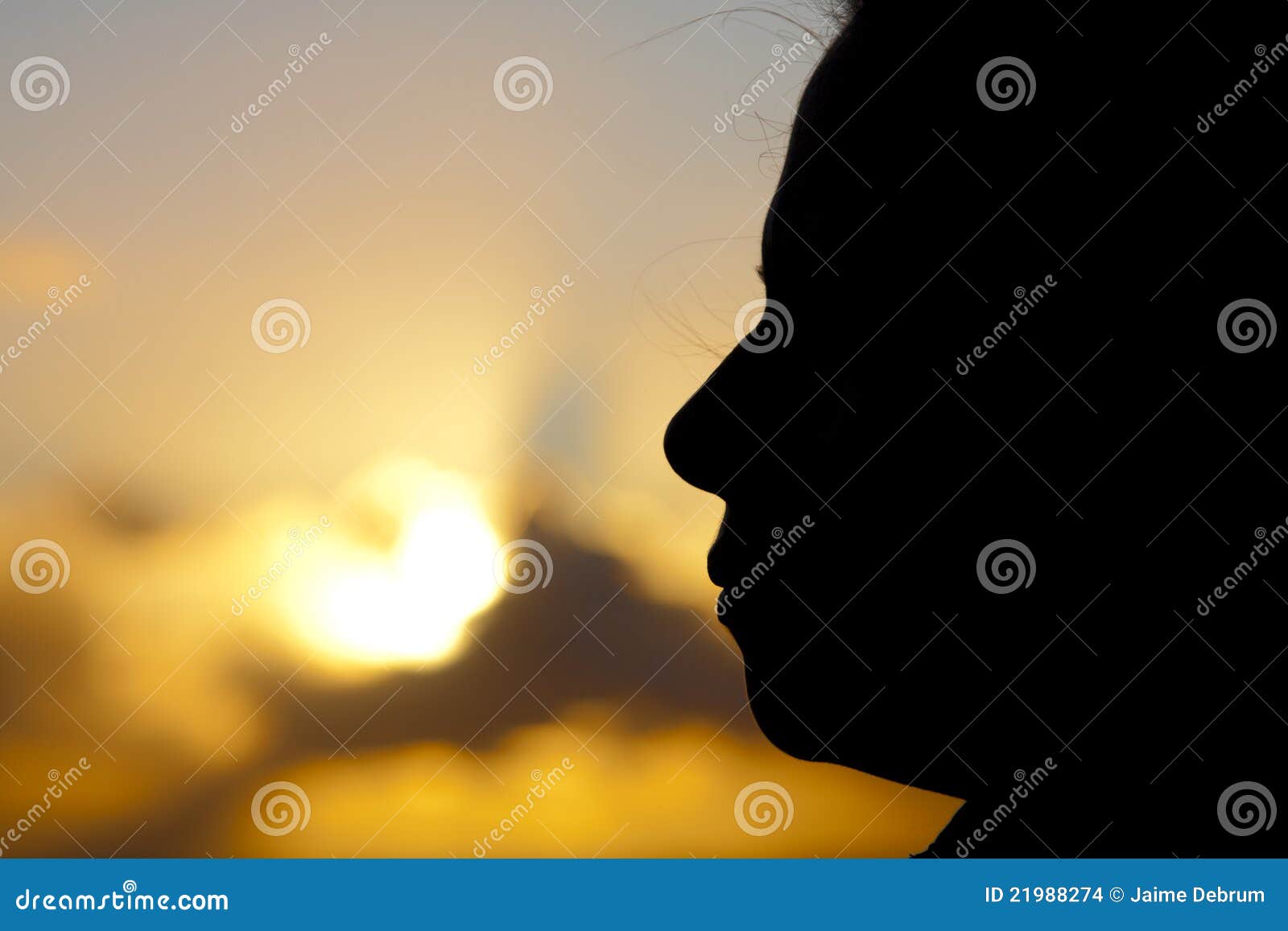 At the sunset stock photo. Image of light, ocean, cloud - 21988274
