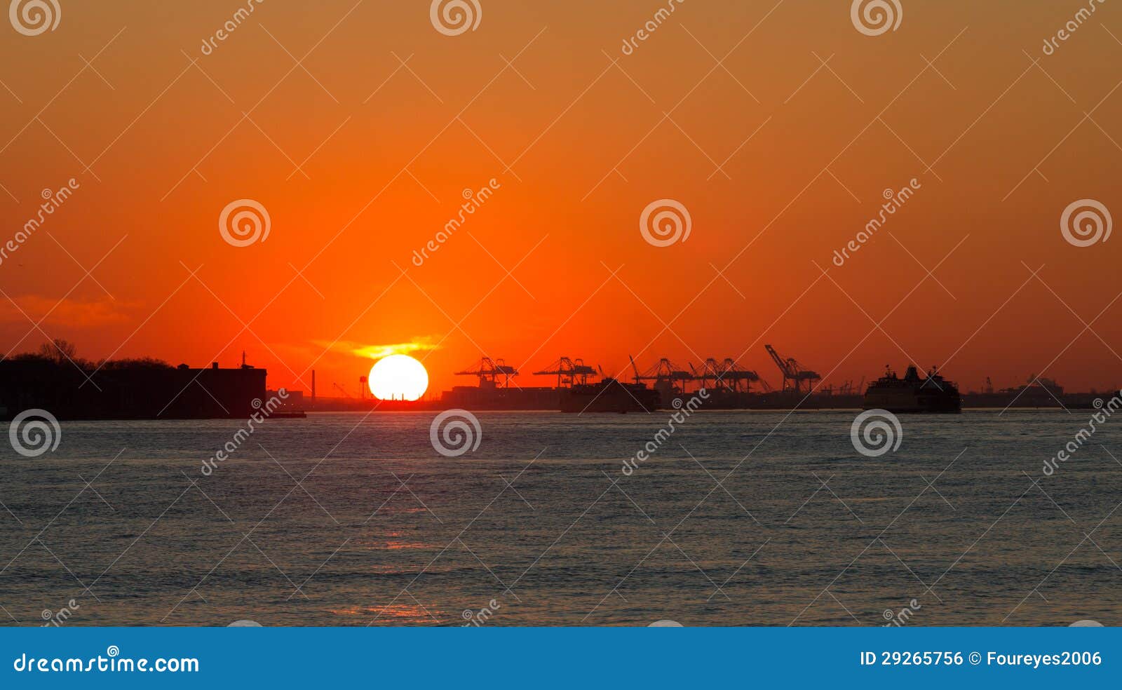 Sunset stock photo. Image of golden, fall, ombre, orange - 29265756