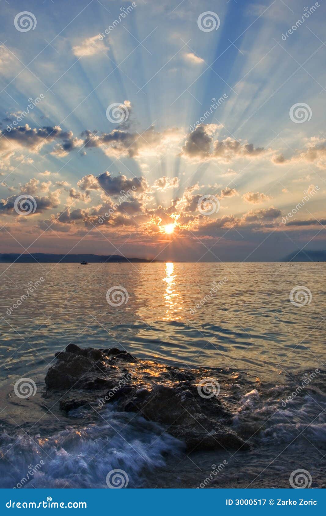 Sunset stock image. Image of light, cloud, expressive - 3000517